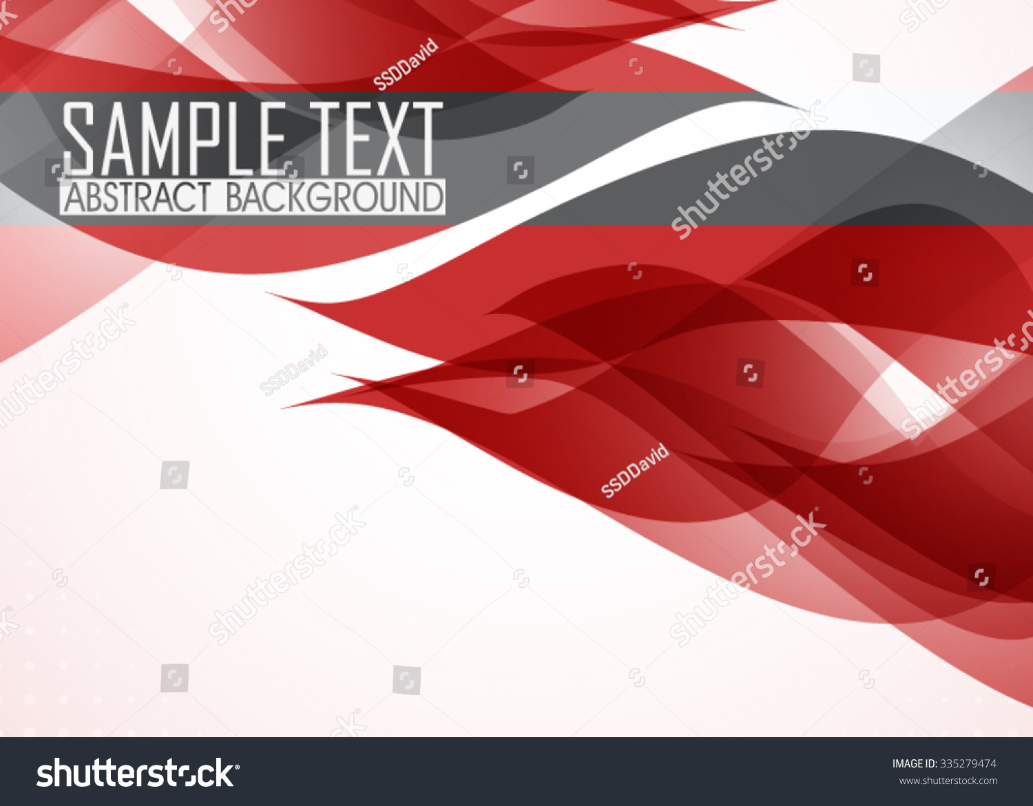 Red Abstract Background Stock Vector (Royalty Free) 335279474 ...