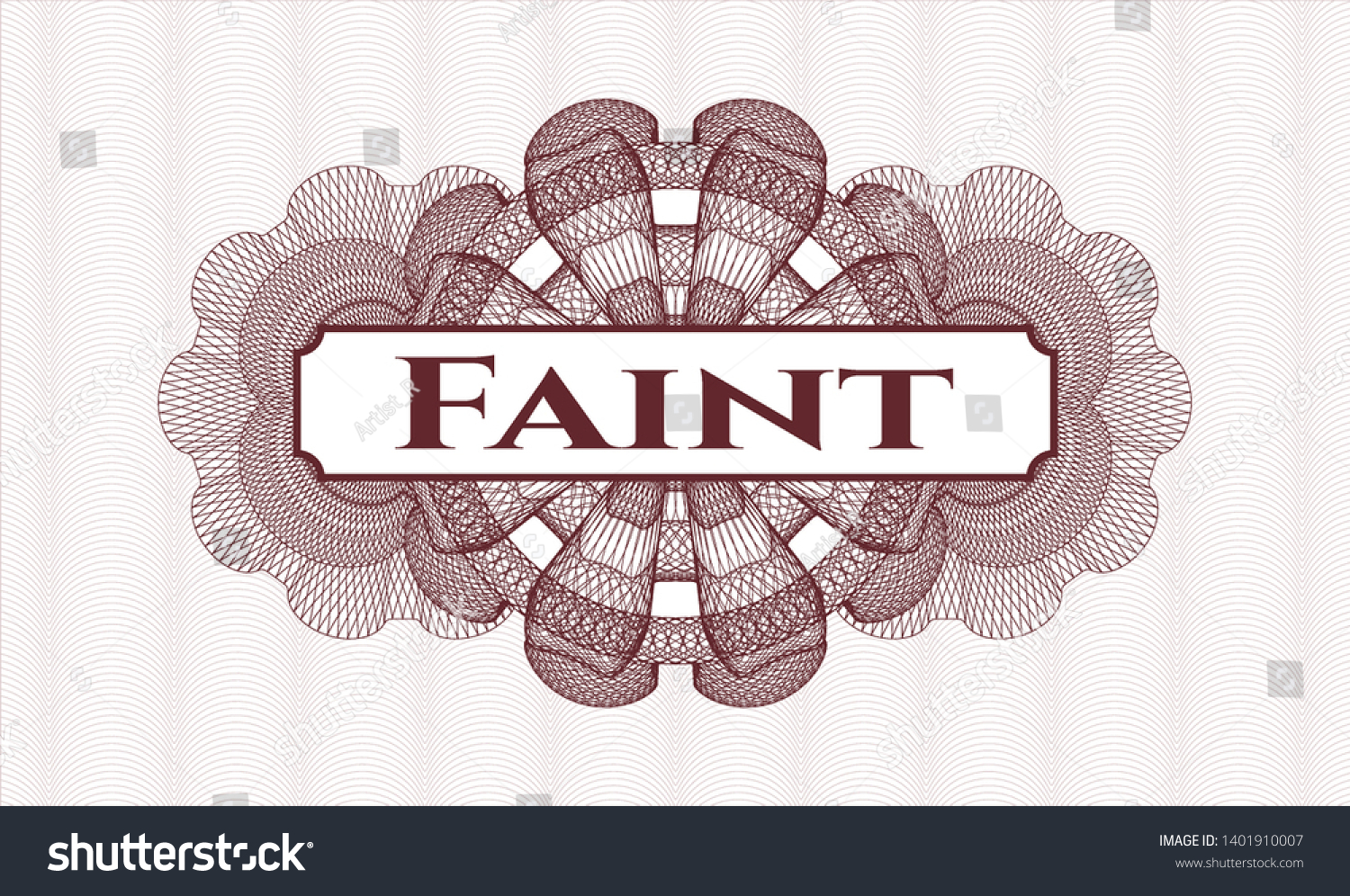 Red Abstract Linear Rosette Text Faint Stock Vector (Royalty Free ...
