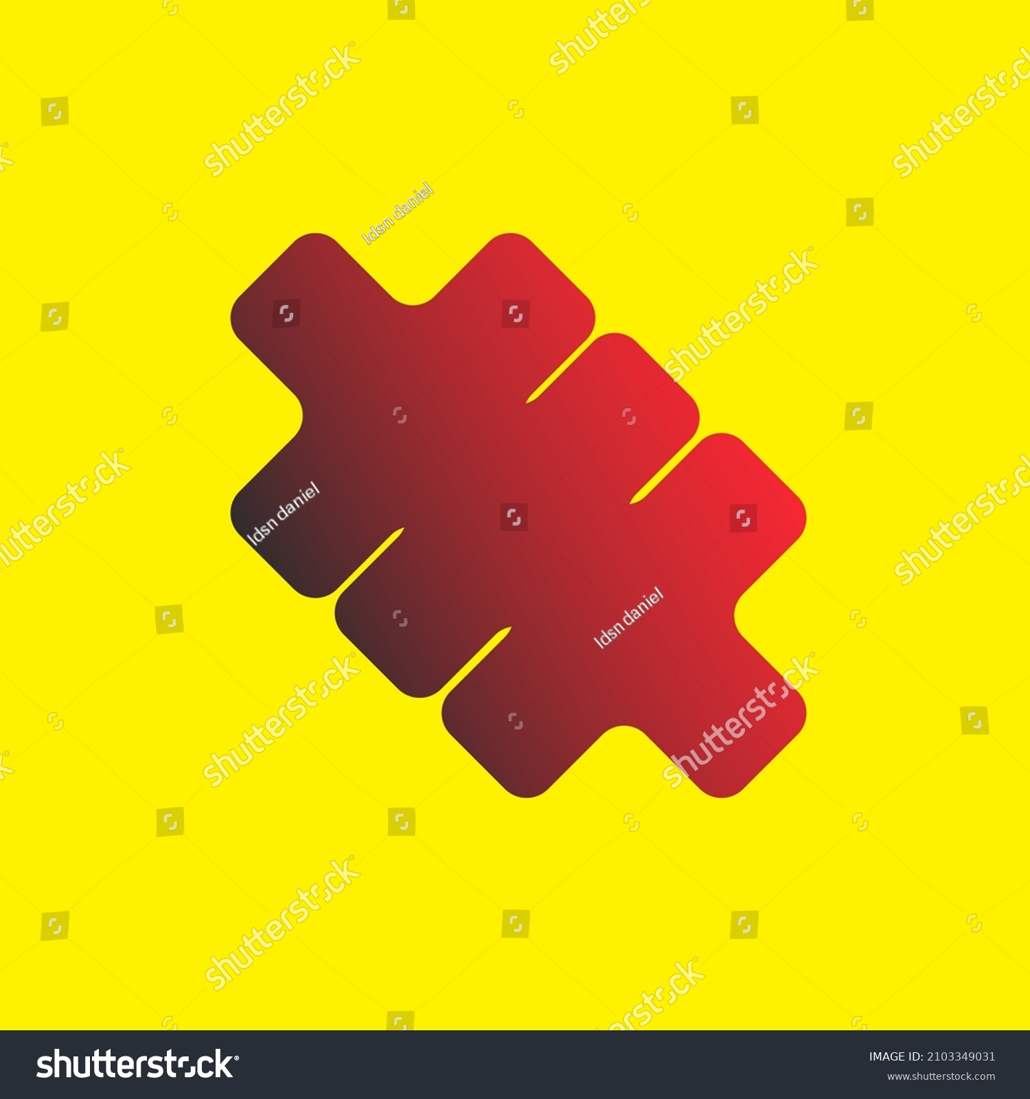 Red Abstract Logo Vector Business Stock Vector (Royalty Free ...