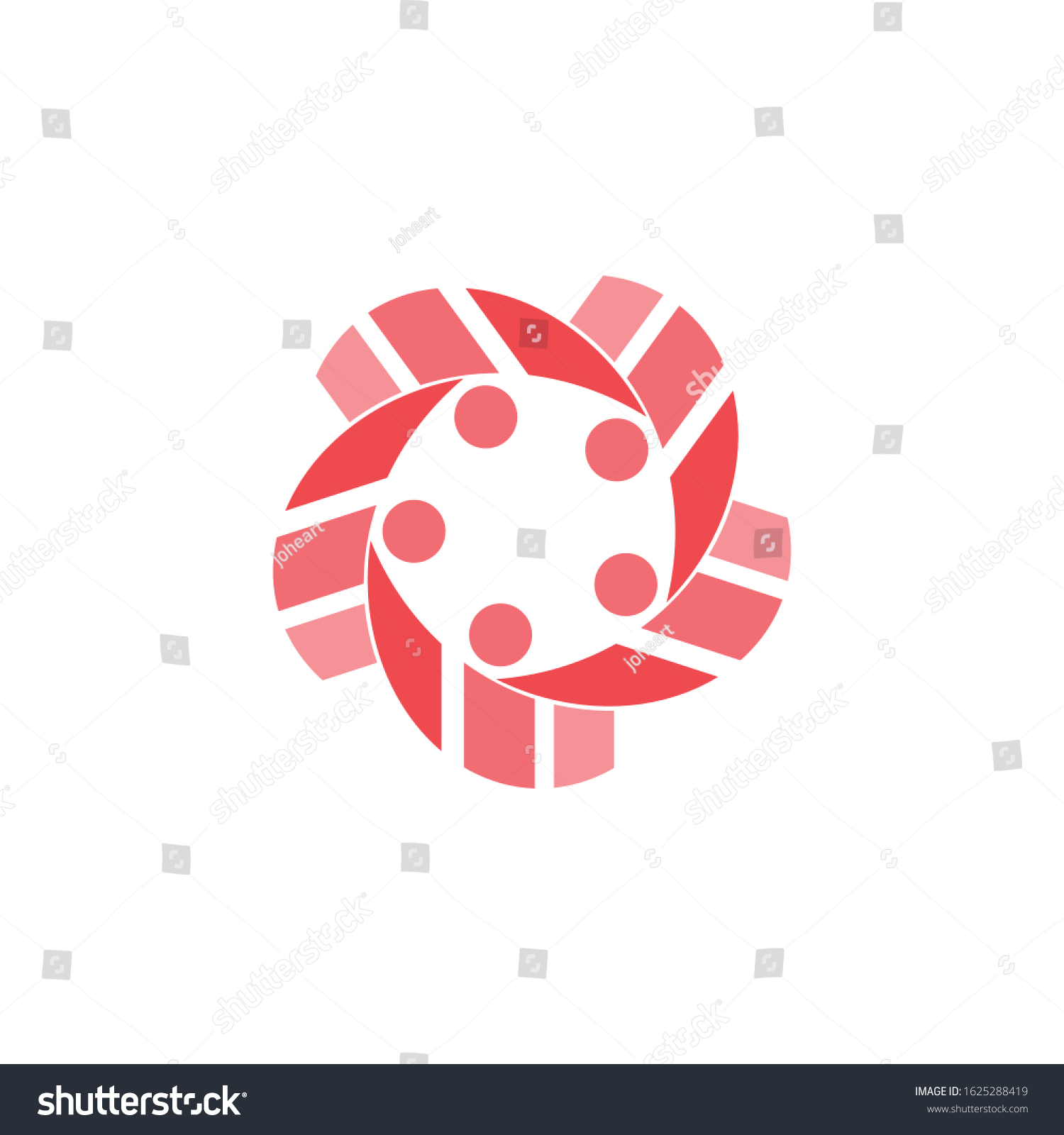 Red Abstract Symbol Logo Icon Stock Vector (Royalty Free) 1625288419 ...
