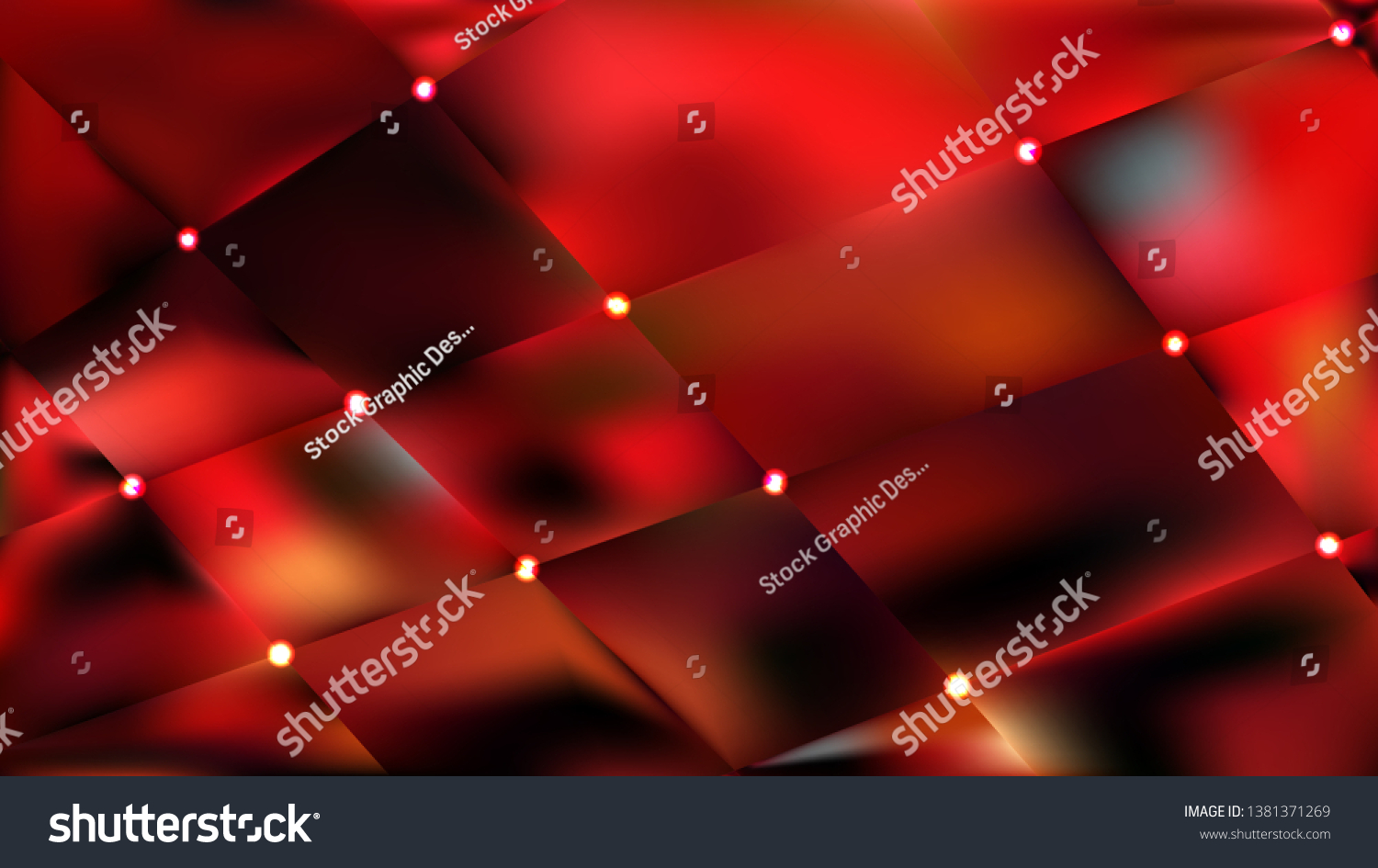 Red Black Lights Background Stock Vector (Royalty Free) 1381371269 ...
