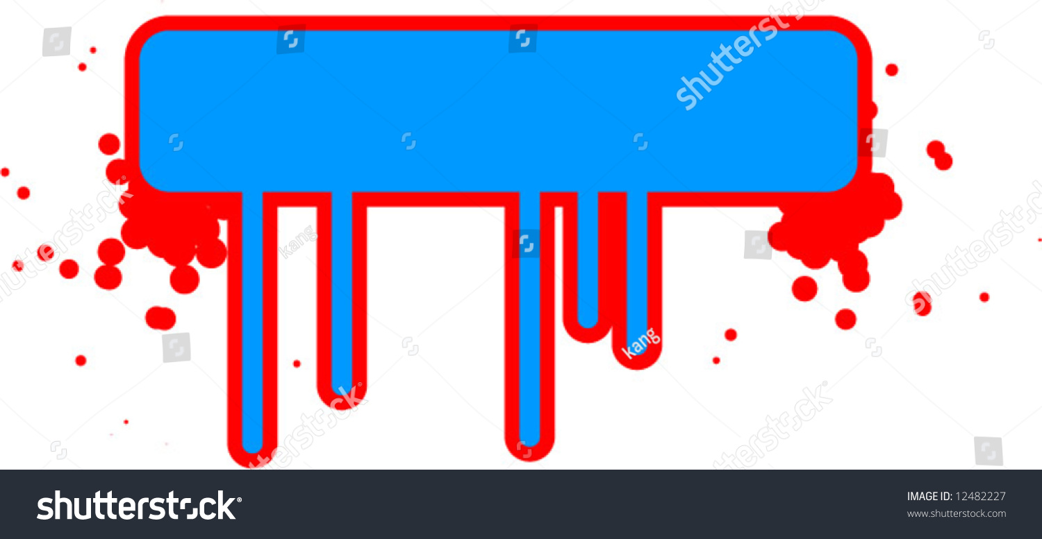Red Blue Banner Stock Vector (Royalty Free) 12482227