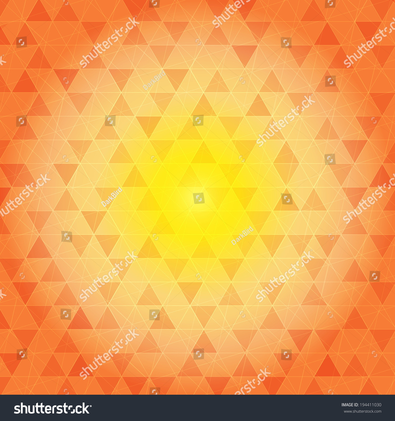 Red Orange Abstract Background Stock Vector (Royalty Free) 194411030