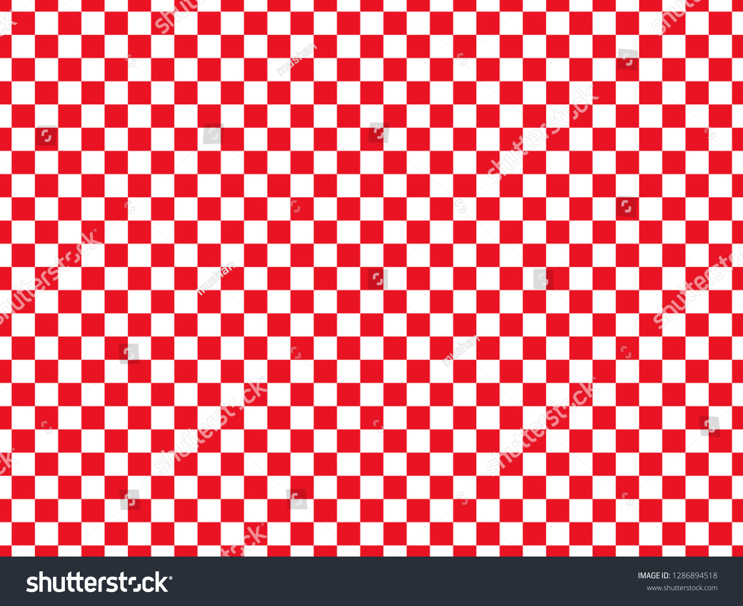 Red White Checkerboard Pattern Stock Vector (Royalty Free) 1286894518 ...