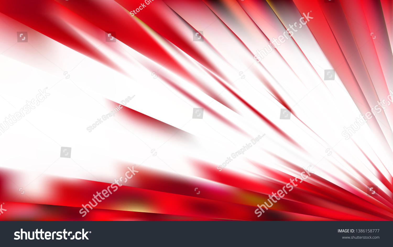Red White Diagonal Lines Background Stock Vector (Royalty Free) 1386158777