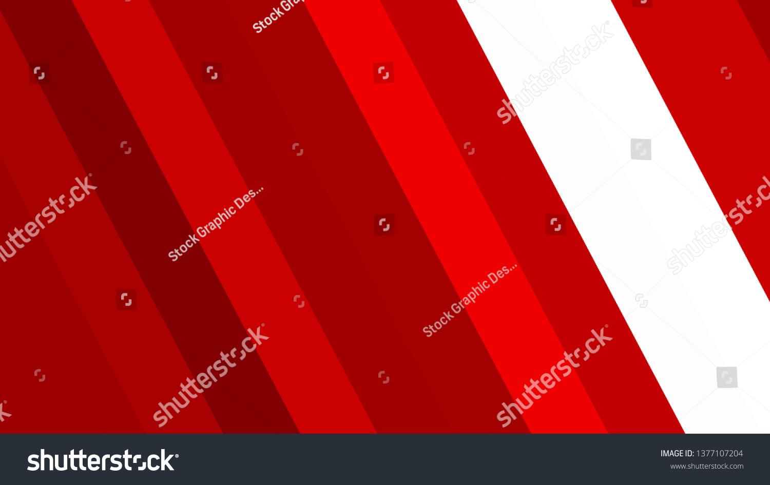 Red White Diagonal Stripes Background Design Stock Vector (Royalty Free) 1377107204 | Shutterstock