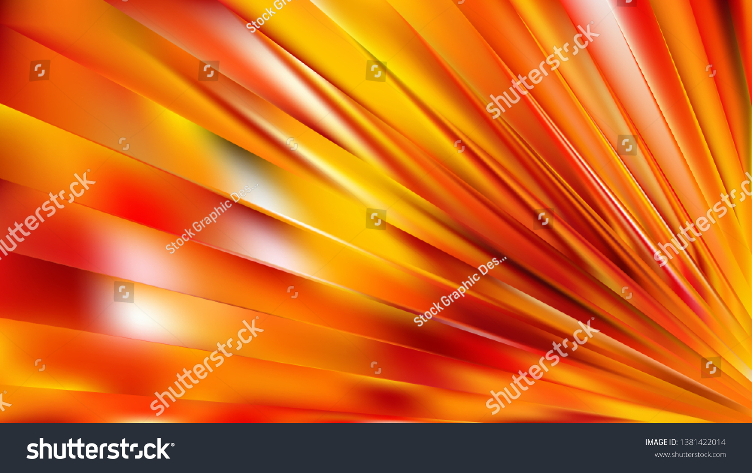 Red Yellow Diagonal Lines Background Stock Vector (Royalty Free ...