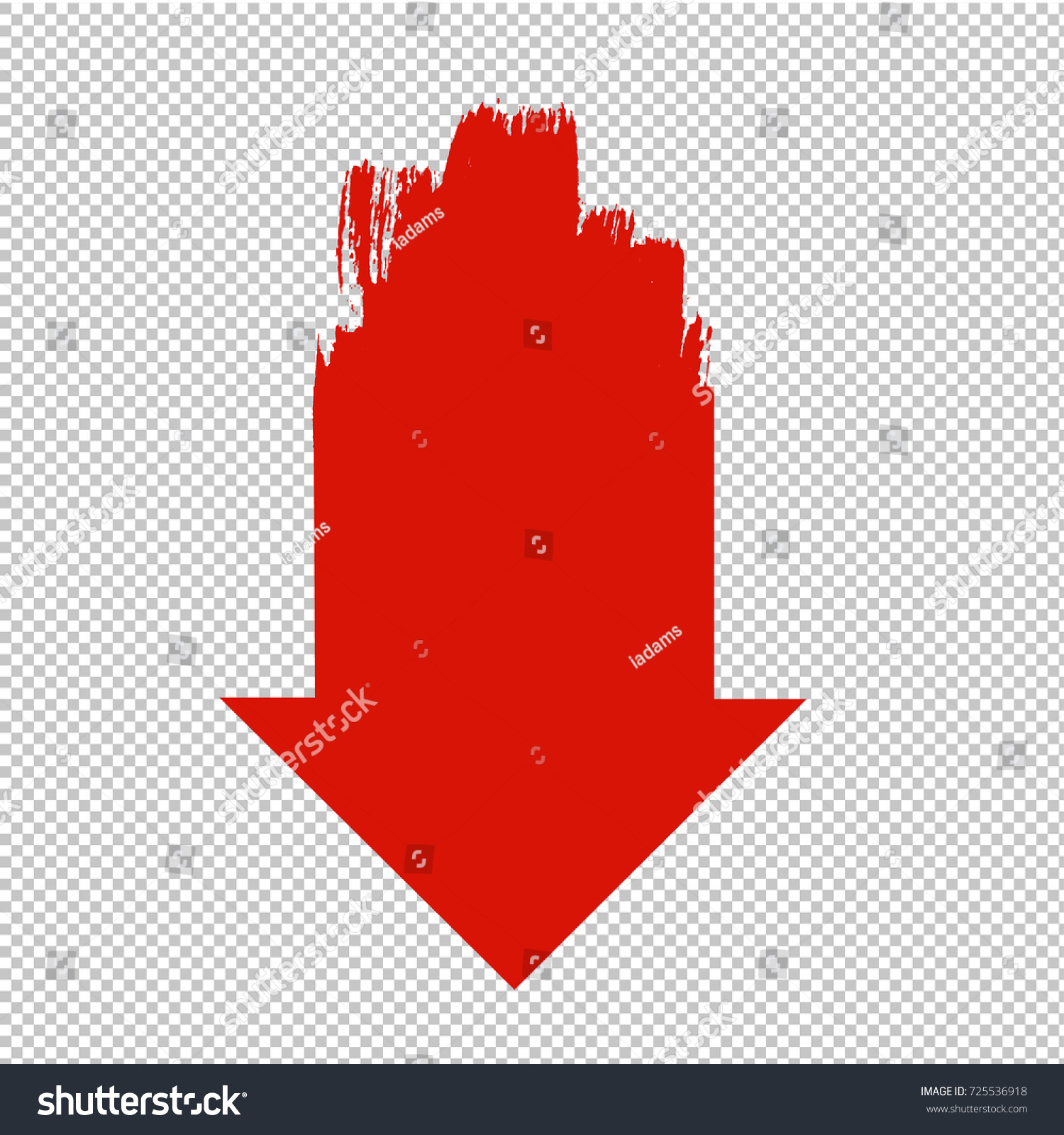 Red Arrow Transparent Background Vector Illustration: Vector có sẵn ...