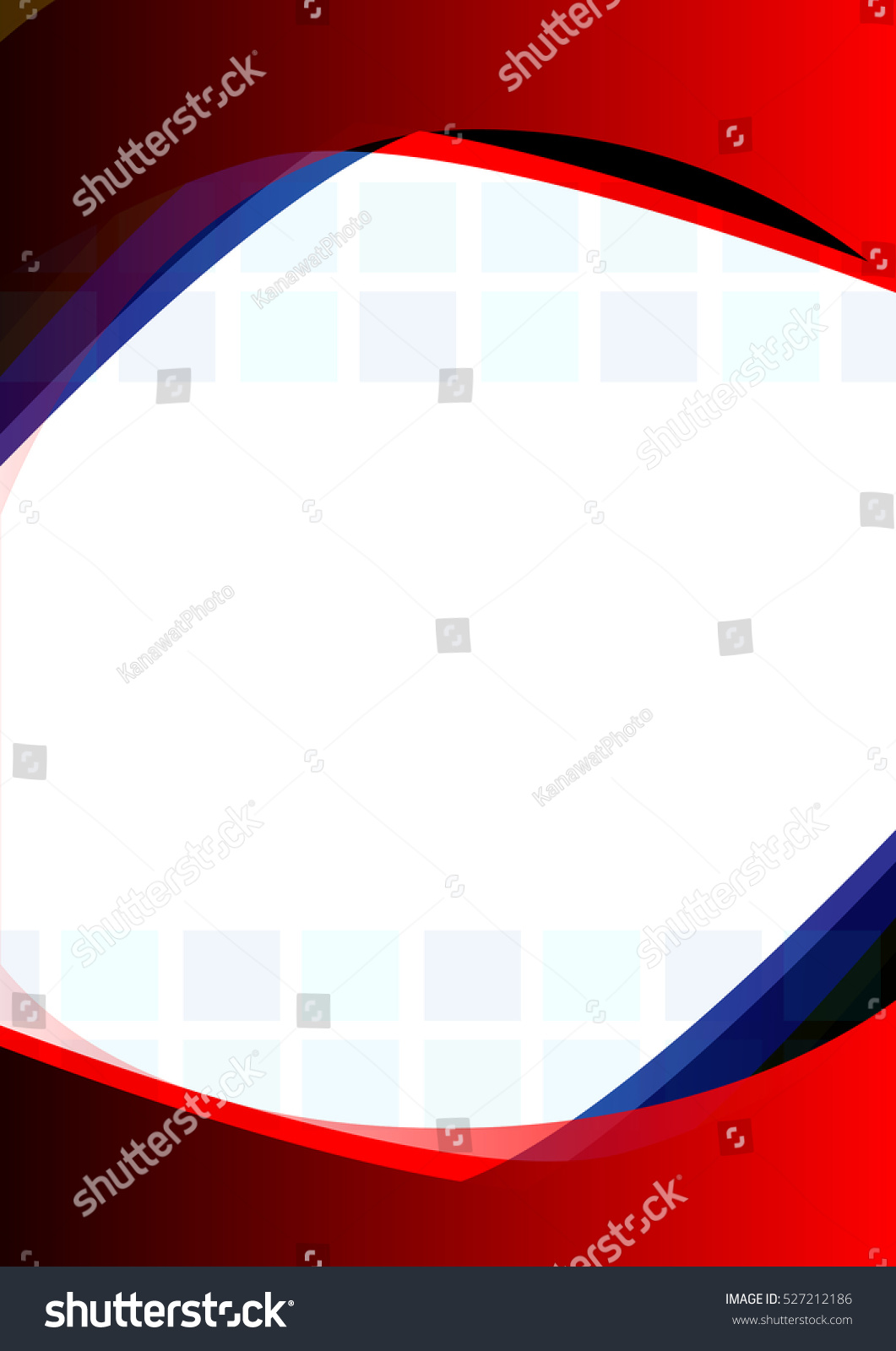 Red Background Design Flyer Brochure Vertical Stock Vector (Royalty ...