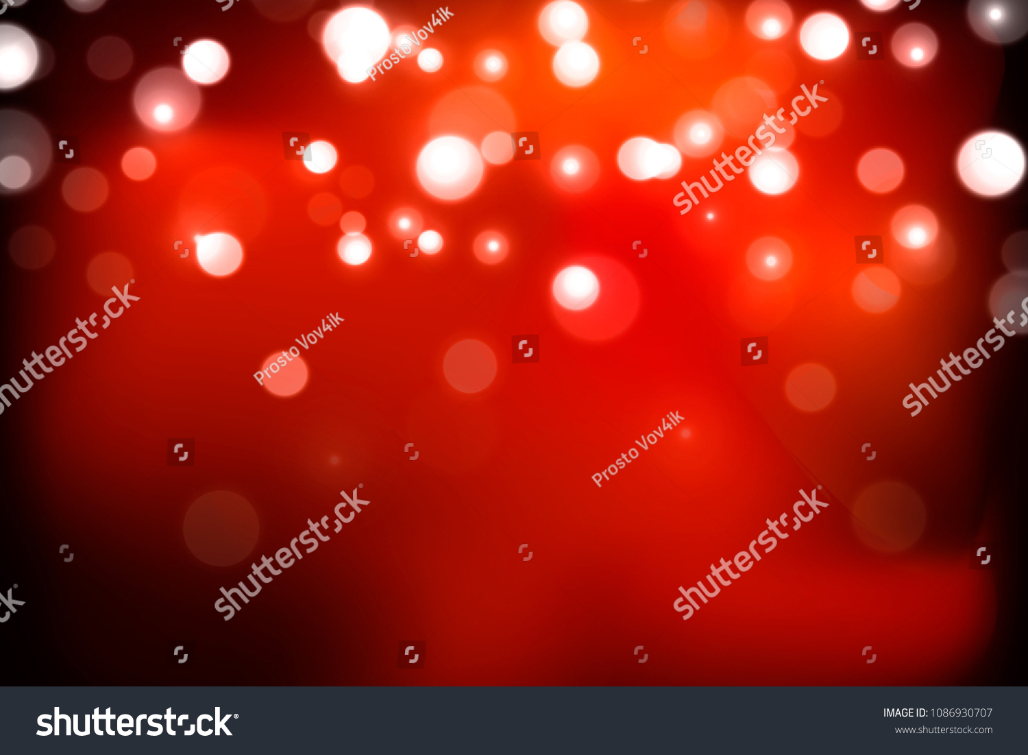 Red Background Blurred Light Effect Creating Stock Vector (Royalty Free ...