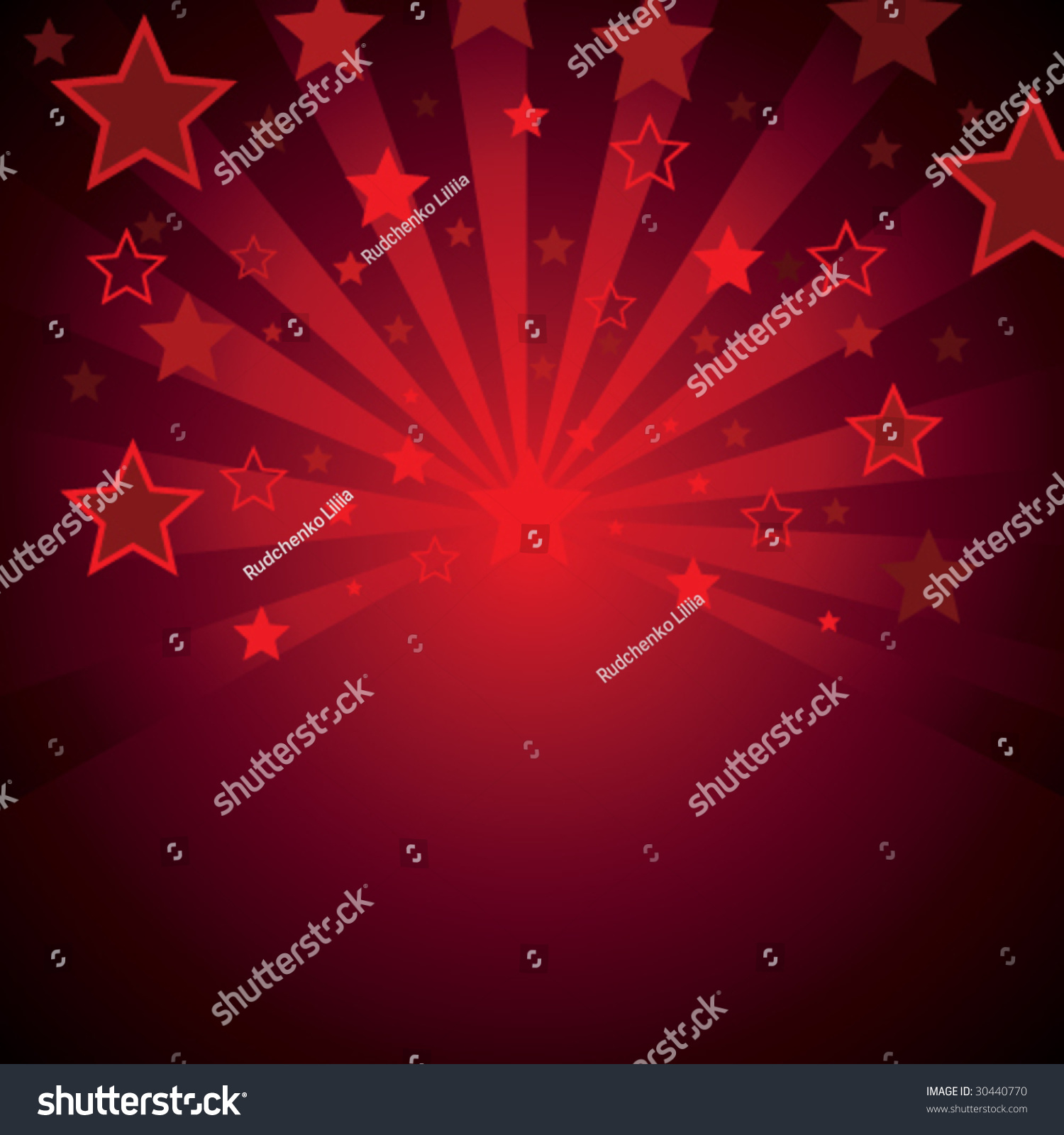 Red Background Stars Stock Vector (Royalty Free) 30440770 | Shutterstock