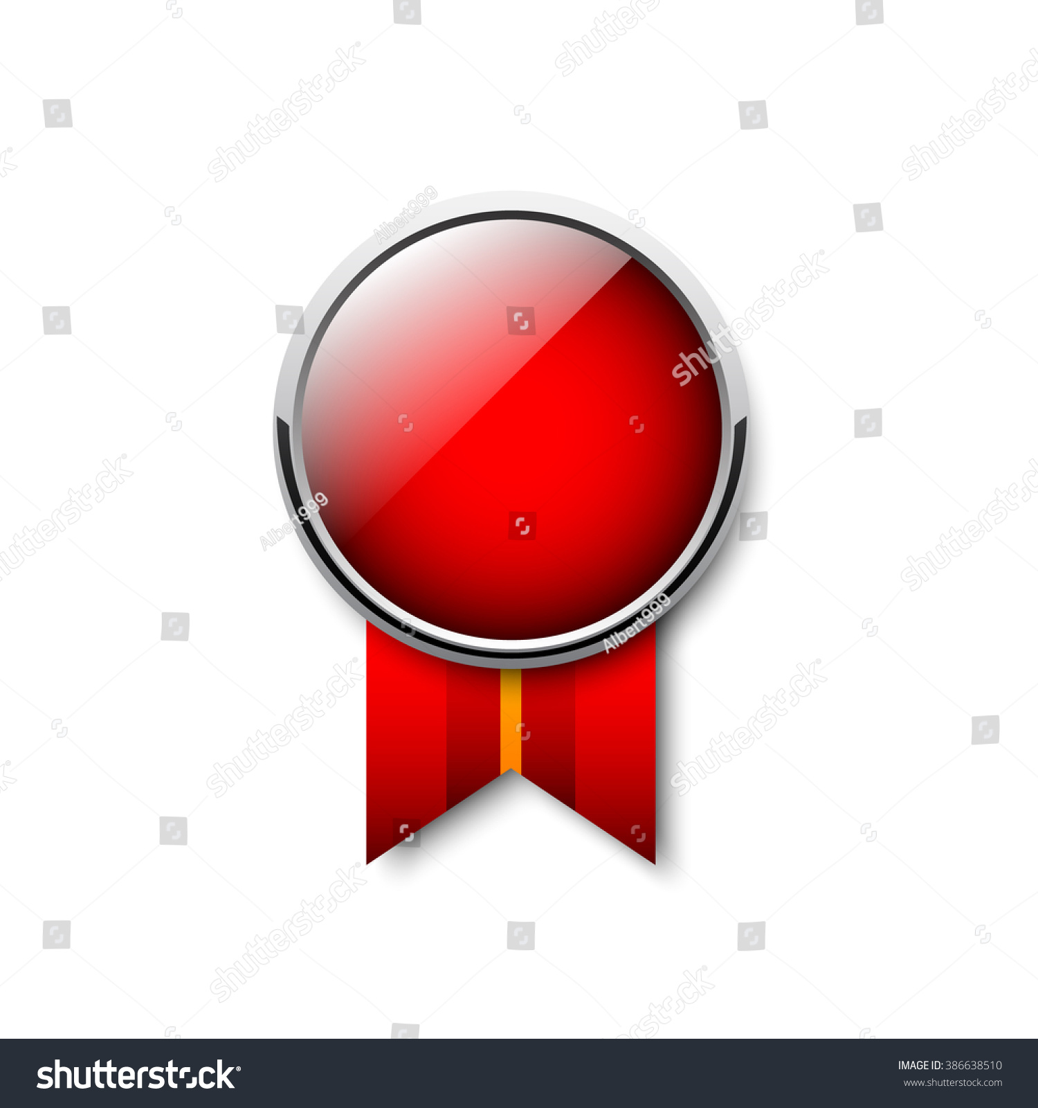 Red Badge Vector Illustration Stock Vector (Royalty Free) 386638510 ...