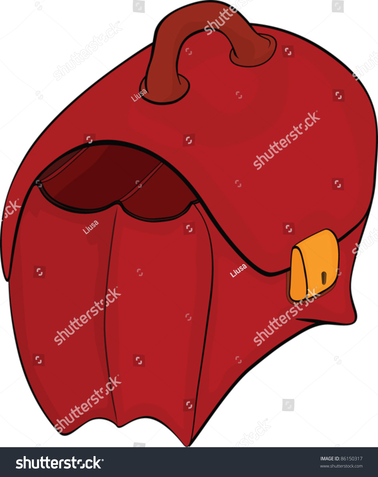 Red Bag Cartoon Stock Vector (Royalty Free) 86150317 | Shutterstock
