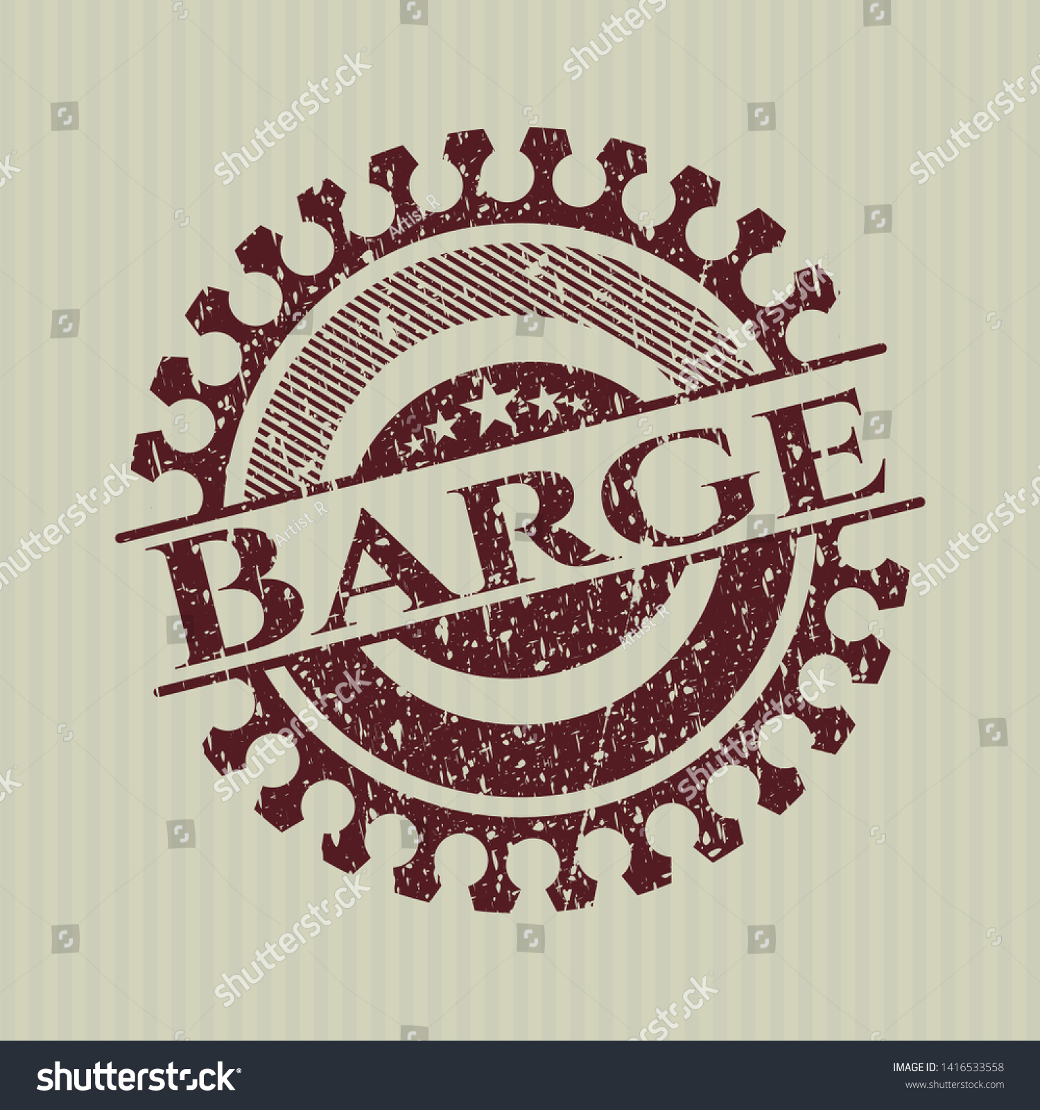 Red Barge Distressed Rubber Texture Stock Vector (Royalty Free ...