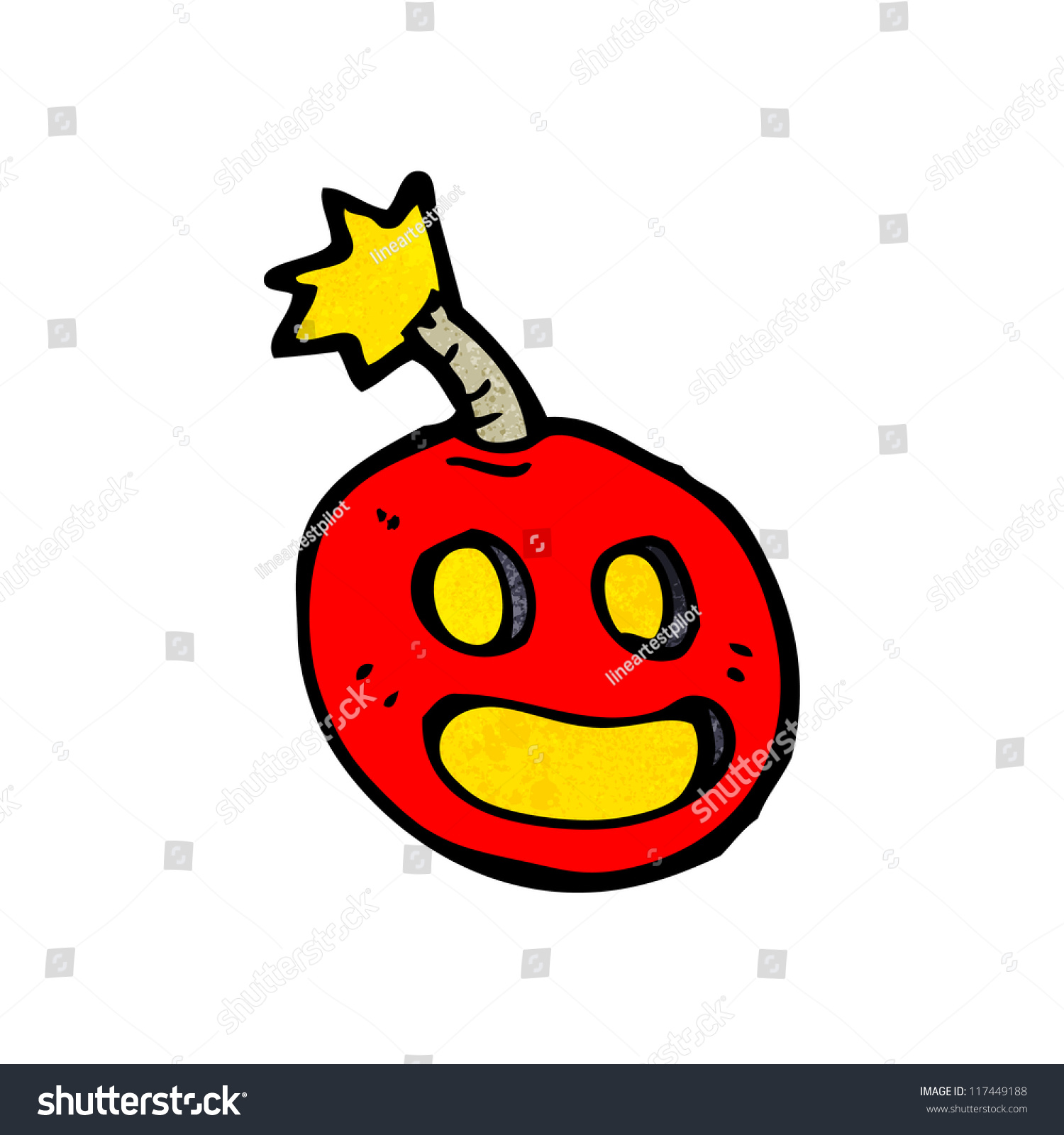 Red Bomb Cartoon Stock Vector (Royalty Free) 117449188 | Shutterstock