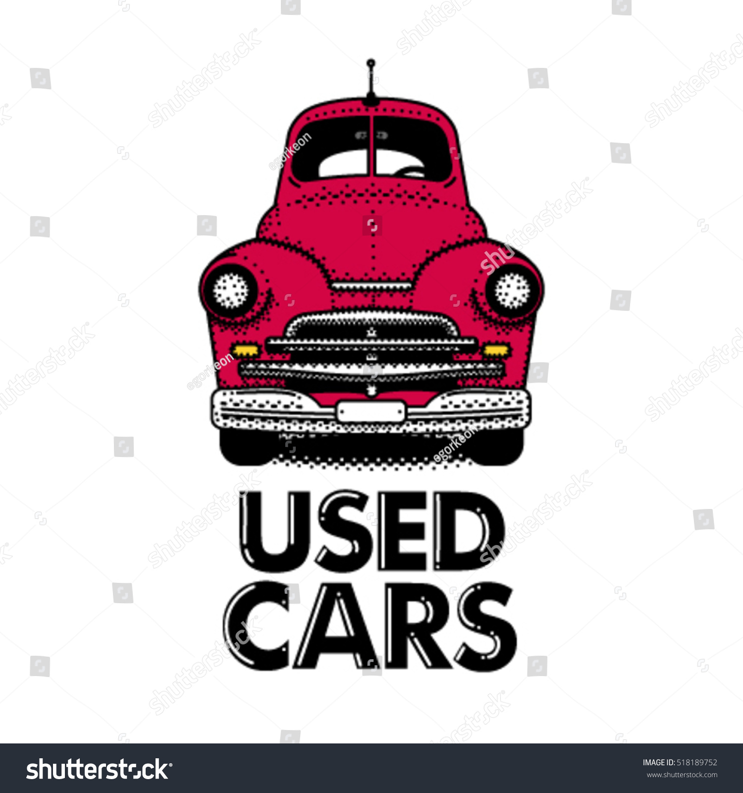 Red Car Logovector: vector de stock (libre de regalías) 518189752 ...