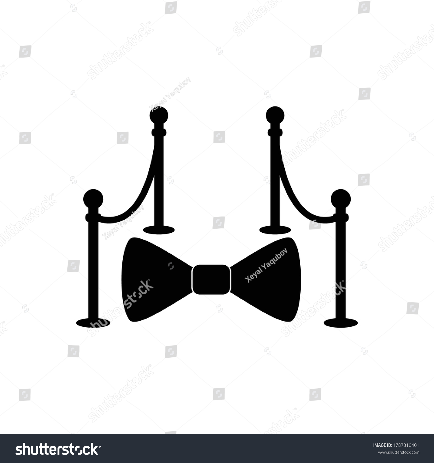 Red Carpet Event Icon Vector Sign Stock Vector (Royalty Free ...