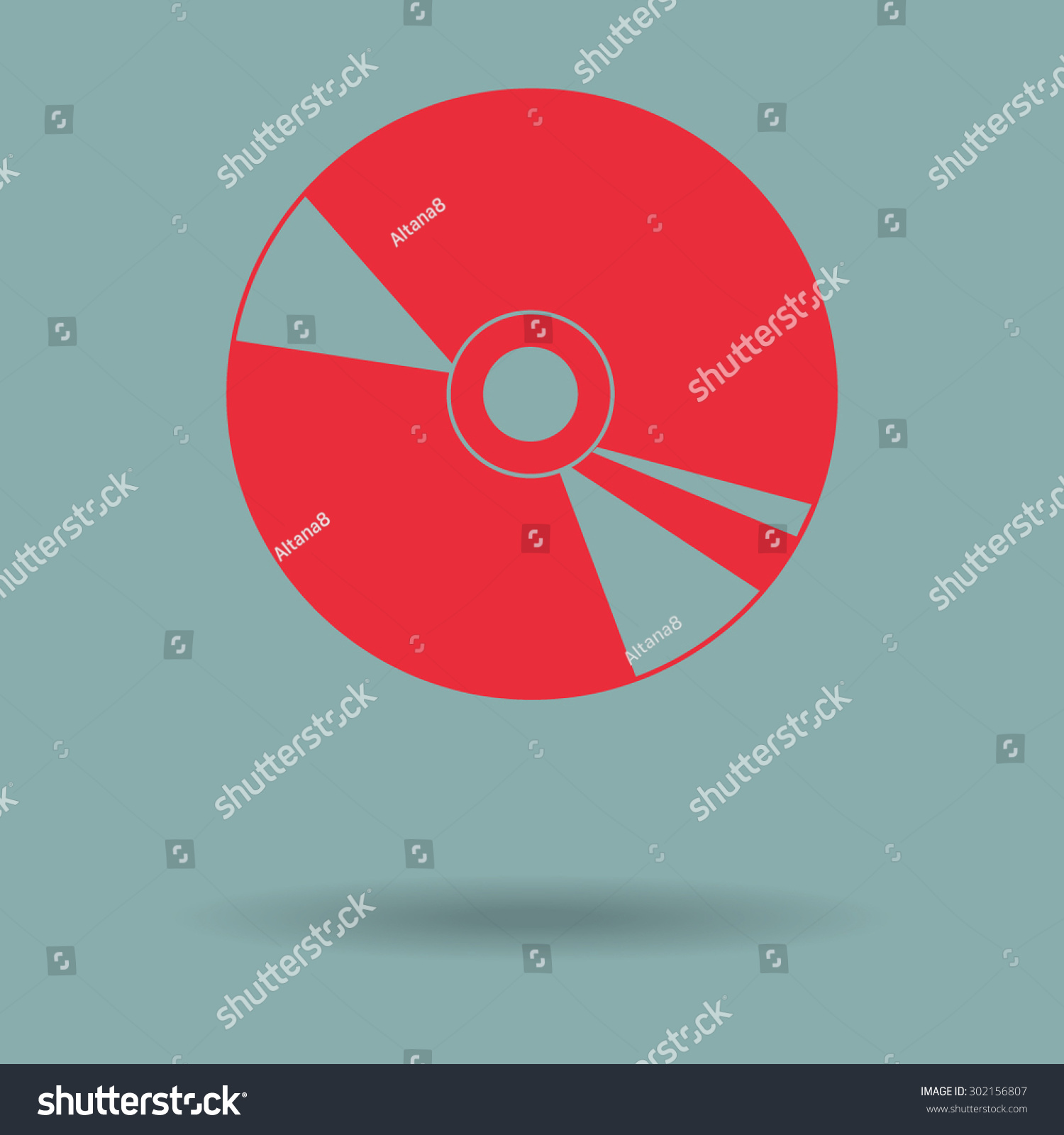 Red Cd Dvd Icons Stock Vector (Royalty Free) 302156807 | Shutterstock