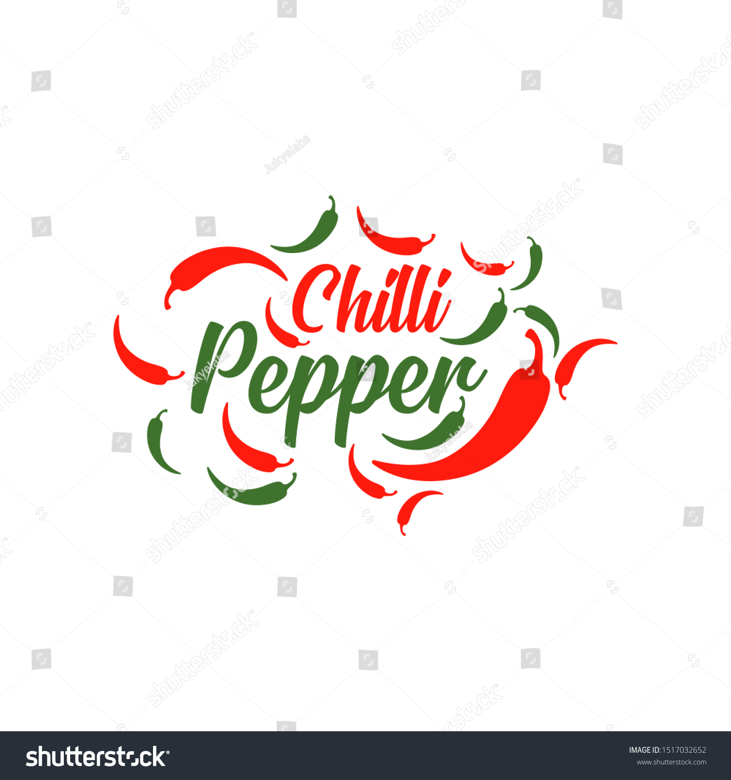 Red Chilli Pepper Logo Design Template Stock Vector (Royalty Free ...