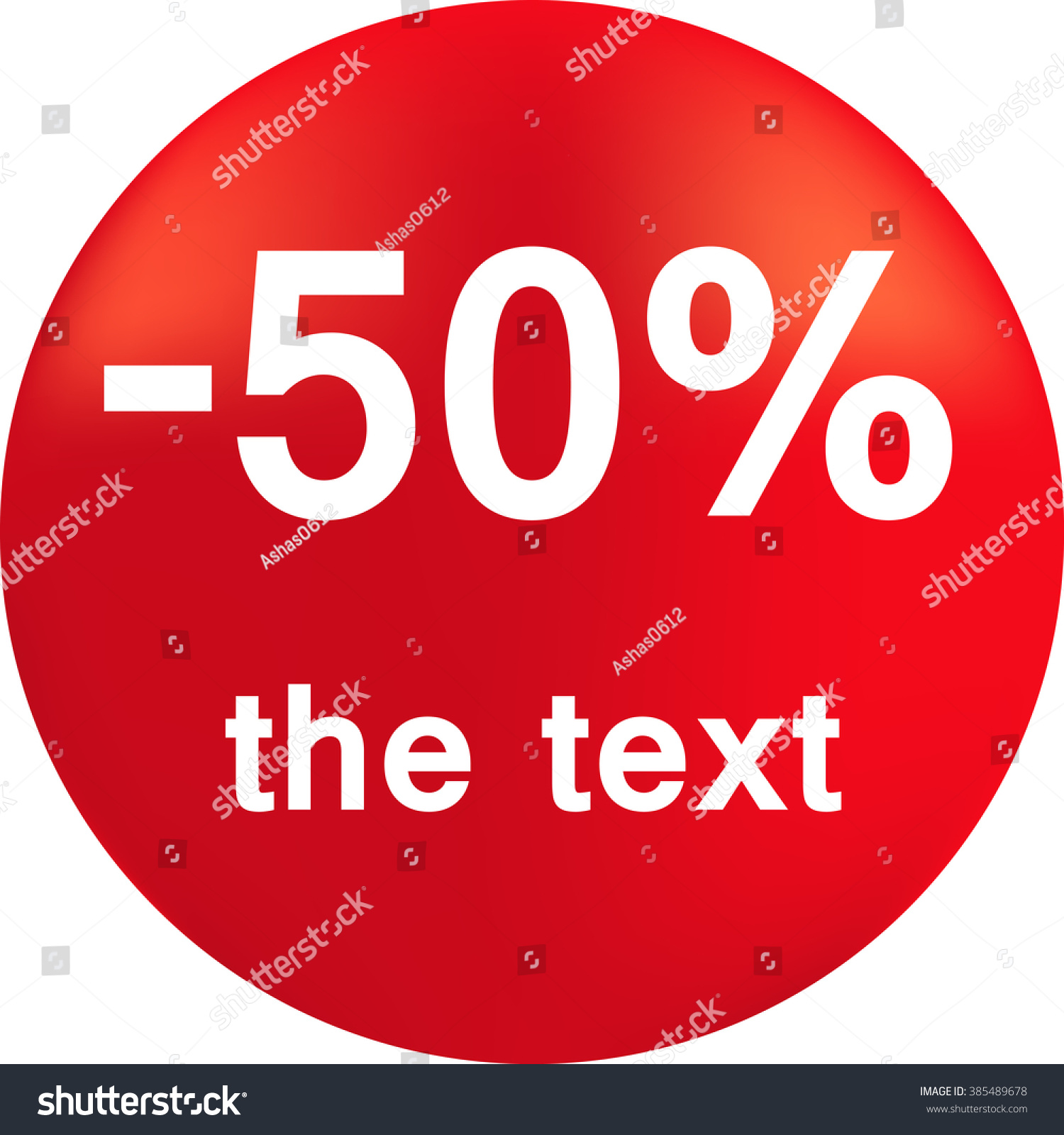 Red Circle 50 Vector Stock Vector (Royalty Free) 385489678 | Shutterstock