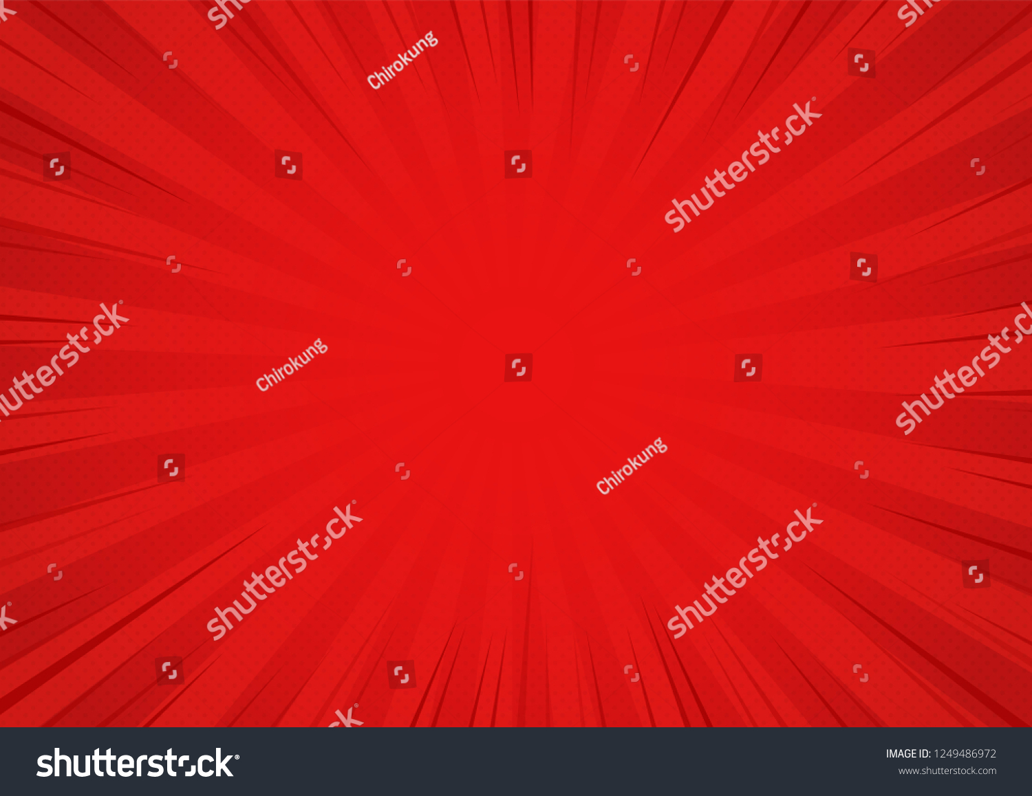 Red Comic Cartoon Background Vector Illustration Stock Vector (Royalty ...