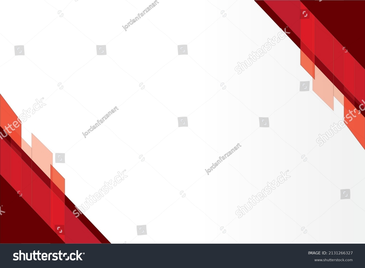 Red Curve Frame Template Free Vector Stock Vector (Royalty Free ...