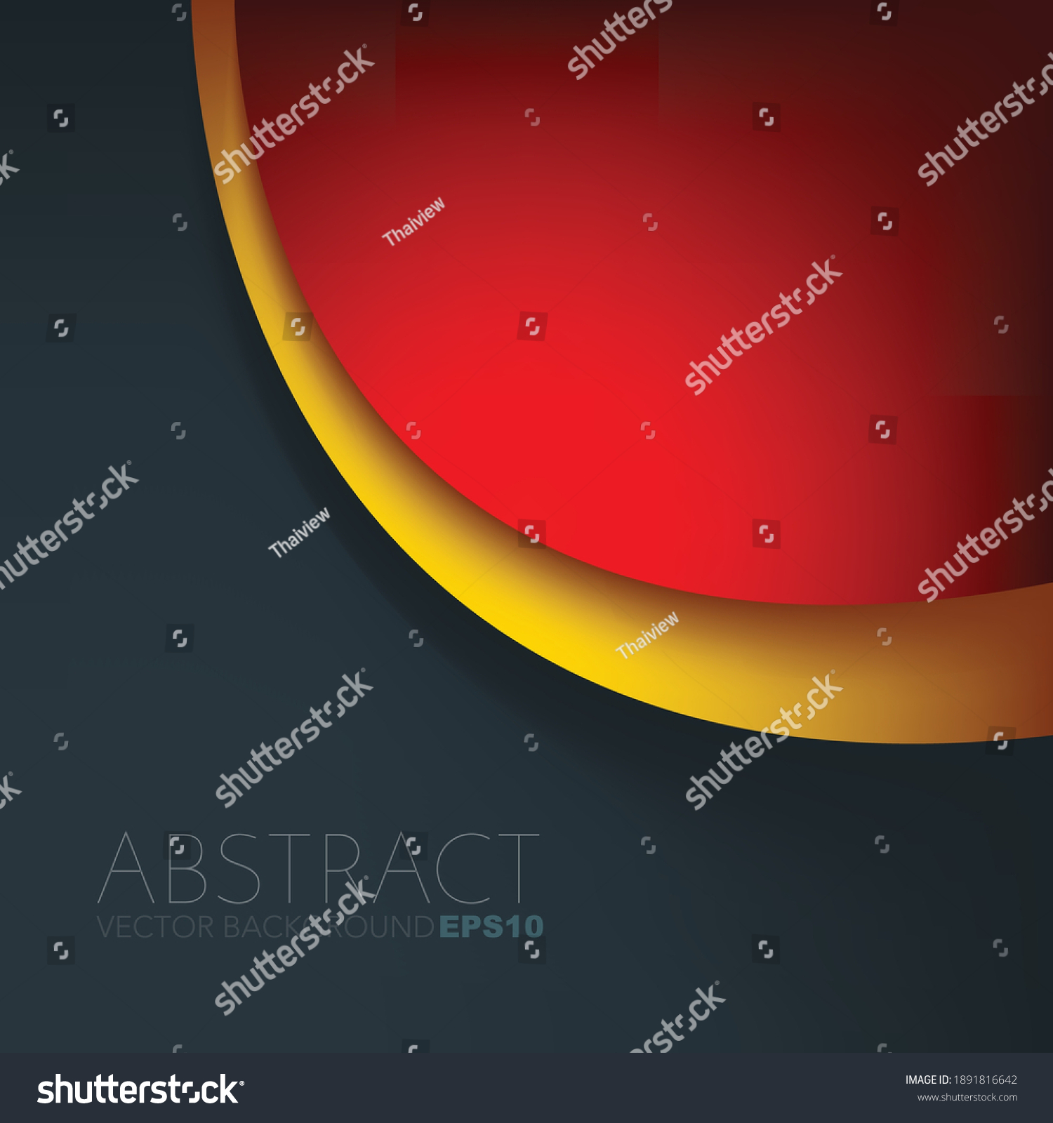 Red Curve Vector Background Spaces Design Stock Vector (Royalty Free ...