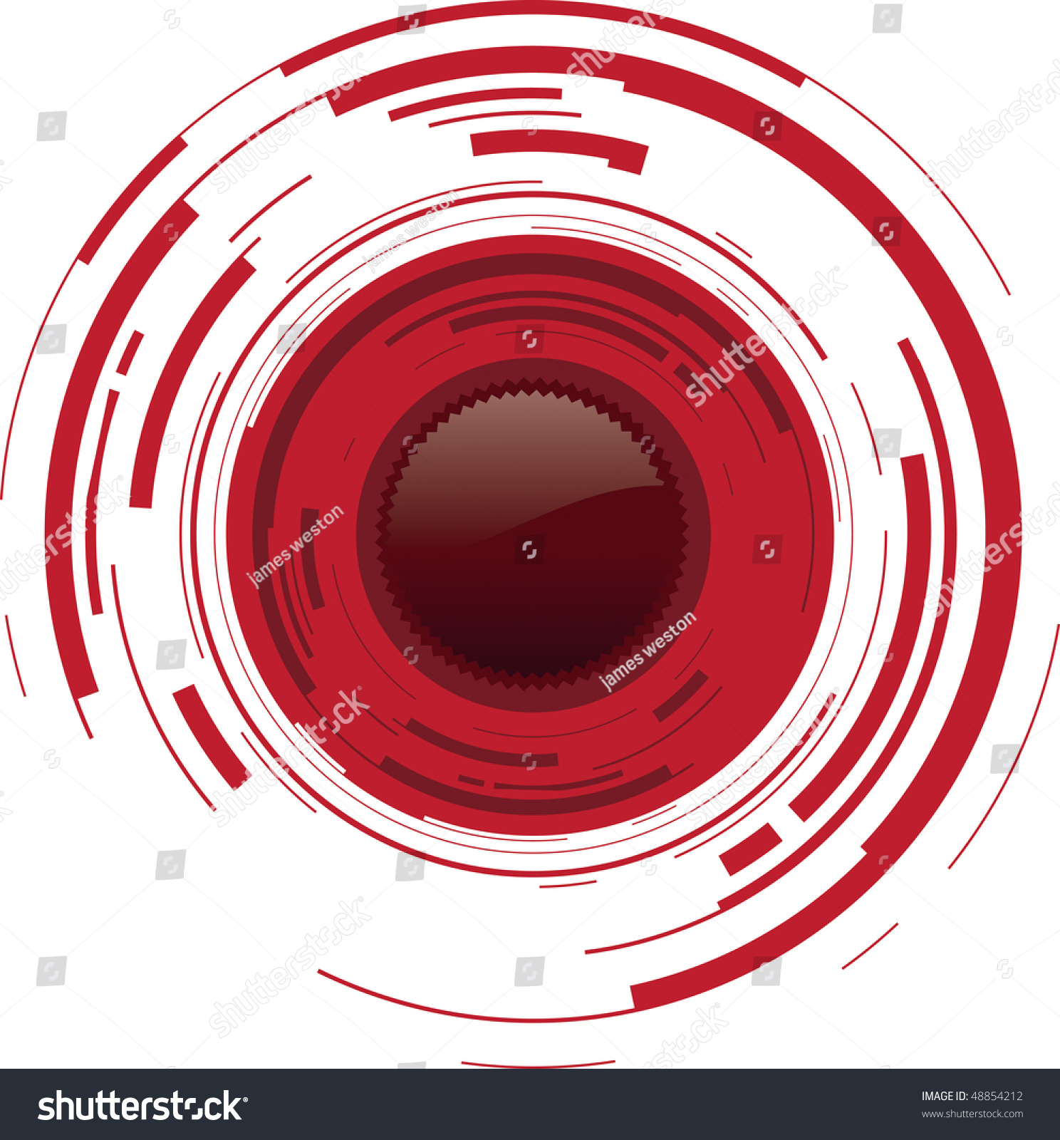 Red Dot Shade Stock Vector (Royalty Free) 48854212 - Shutterstock