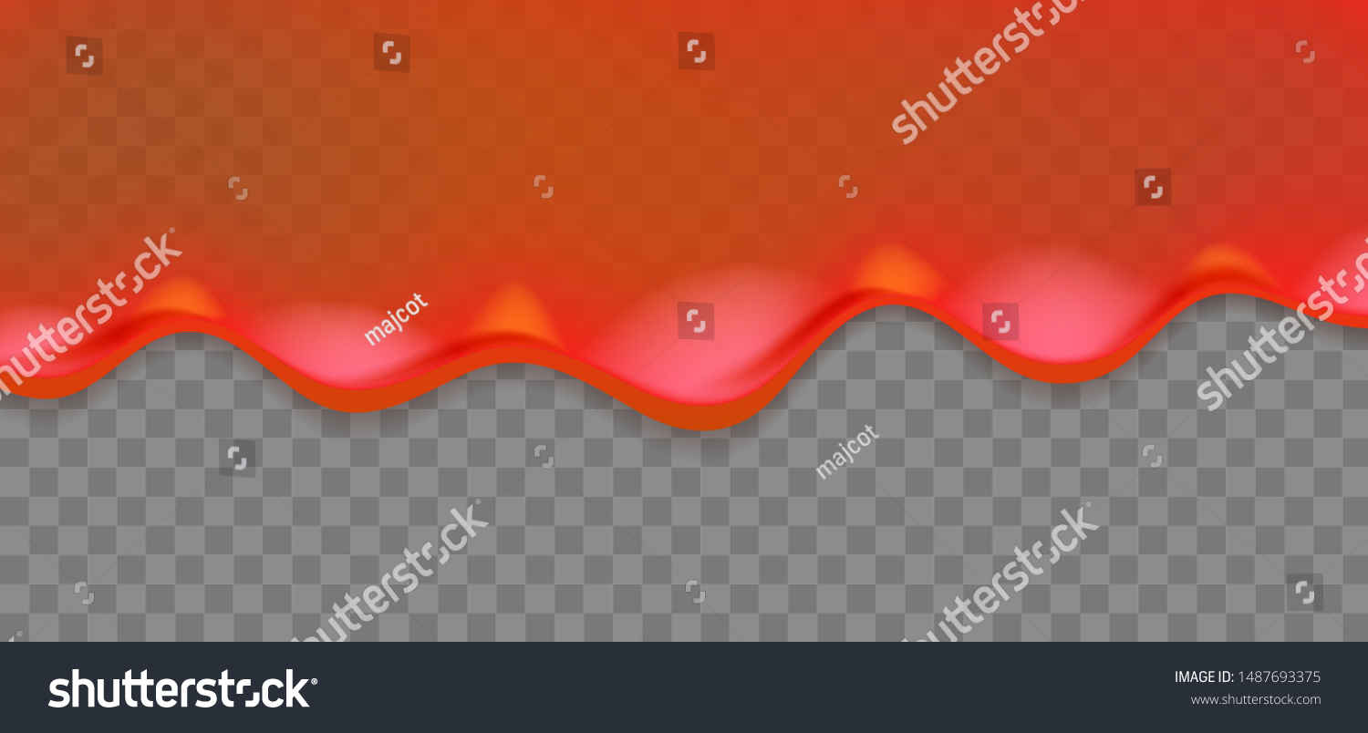 Red Dripping Slime Pattern Graphic Concept Stock Vector (Royalty Free ...