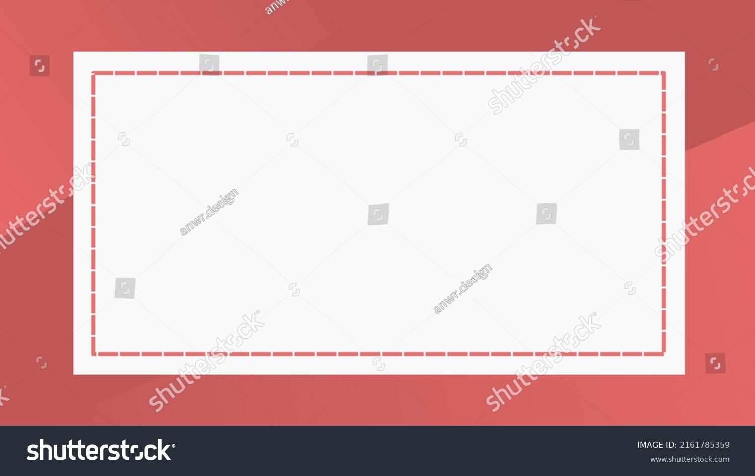 Red Gradient Background Template Empty Space Stock Vector (Royalty Free ...