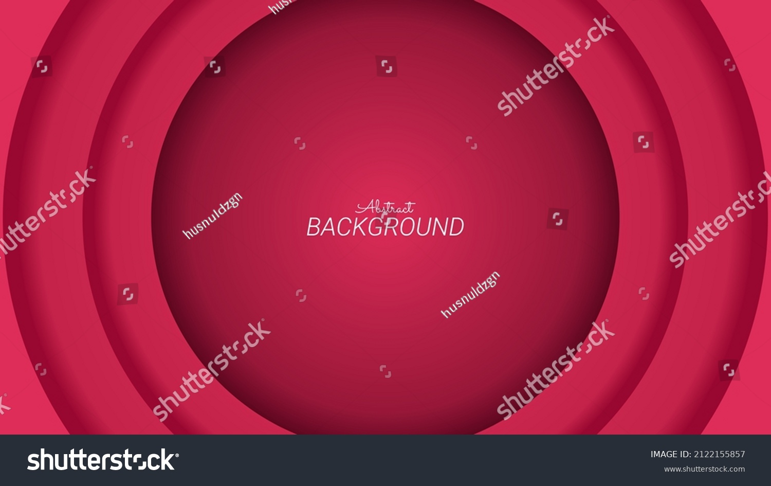 Red Gradient Round Circle Abstract Backgound Stock Vector (Royalty Free ...