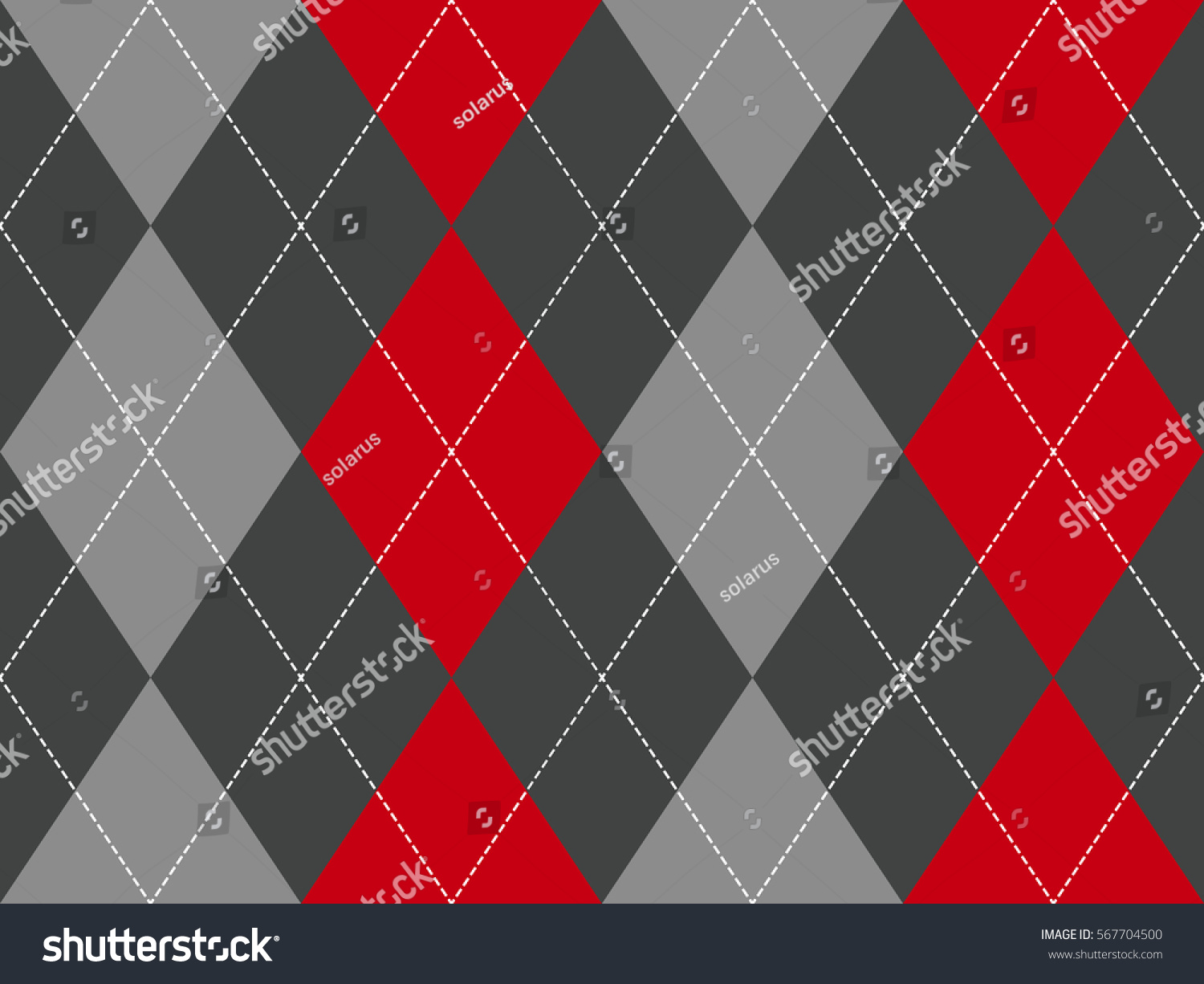 Red Gray Argyle Fabric Texture Seamless 库存矢量图（免版税）567704500 | Shutterstock