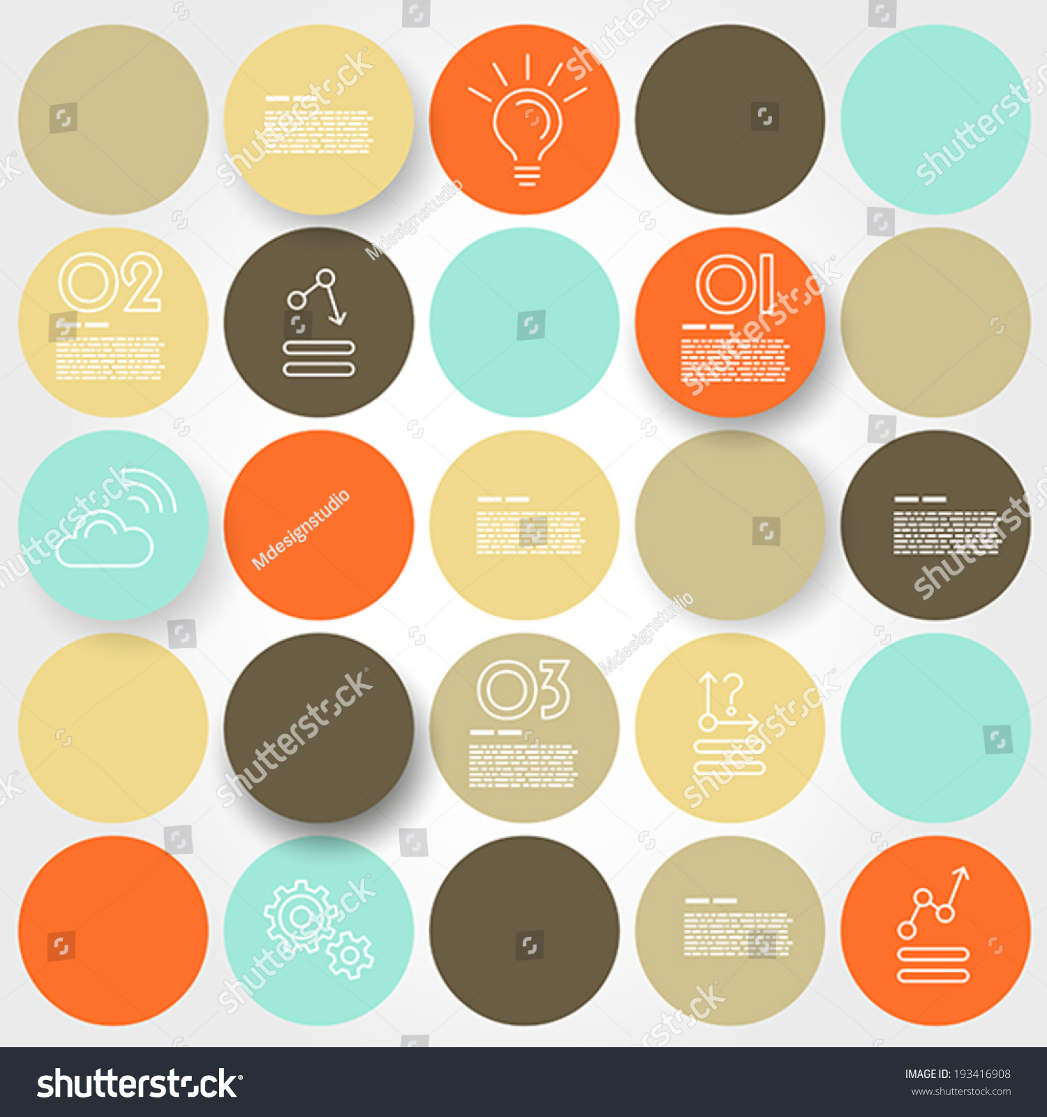 Red Infographic Circle Set Infographic Concept Stock Vector (Royalty ...