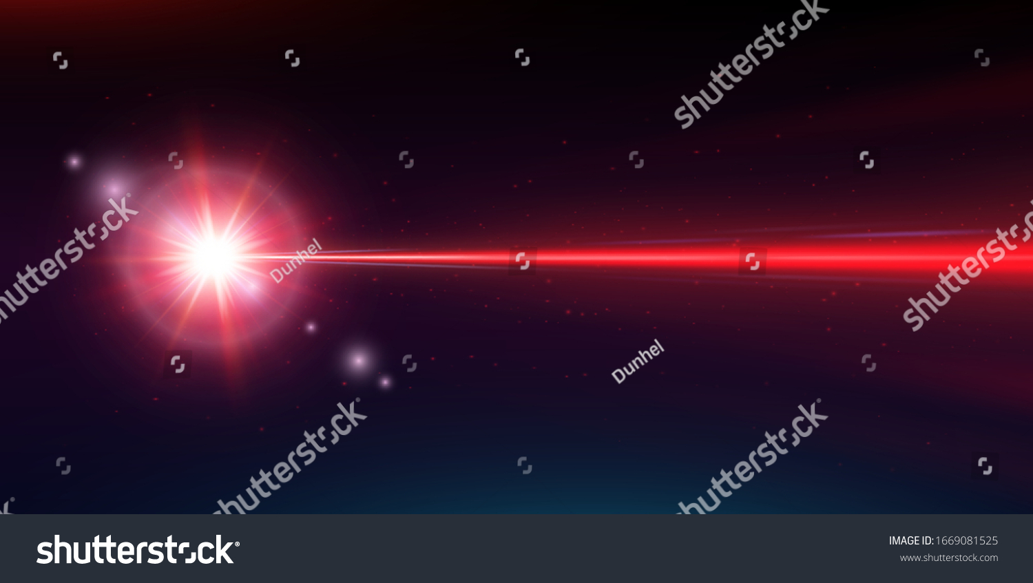 Red Laser Beam Vector Illustration Stock Vector (Royalty Free ...