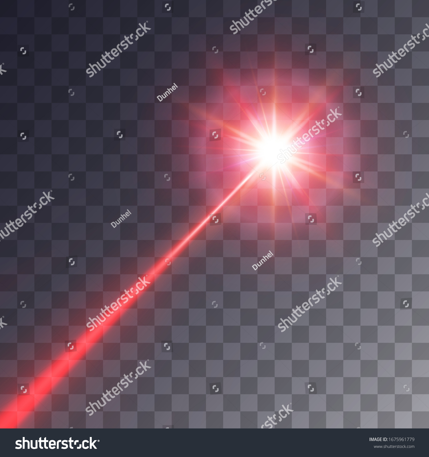 Red Laser Beam Vector Illustration 库存矢量图（免版税）1675961779 | Shutterstock