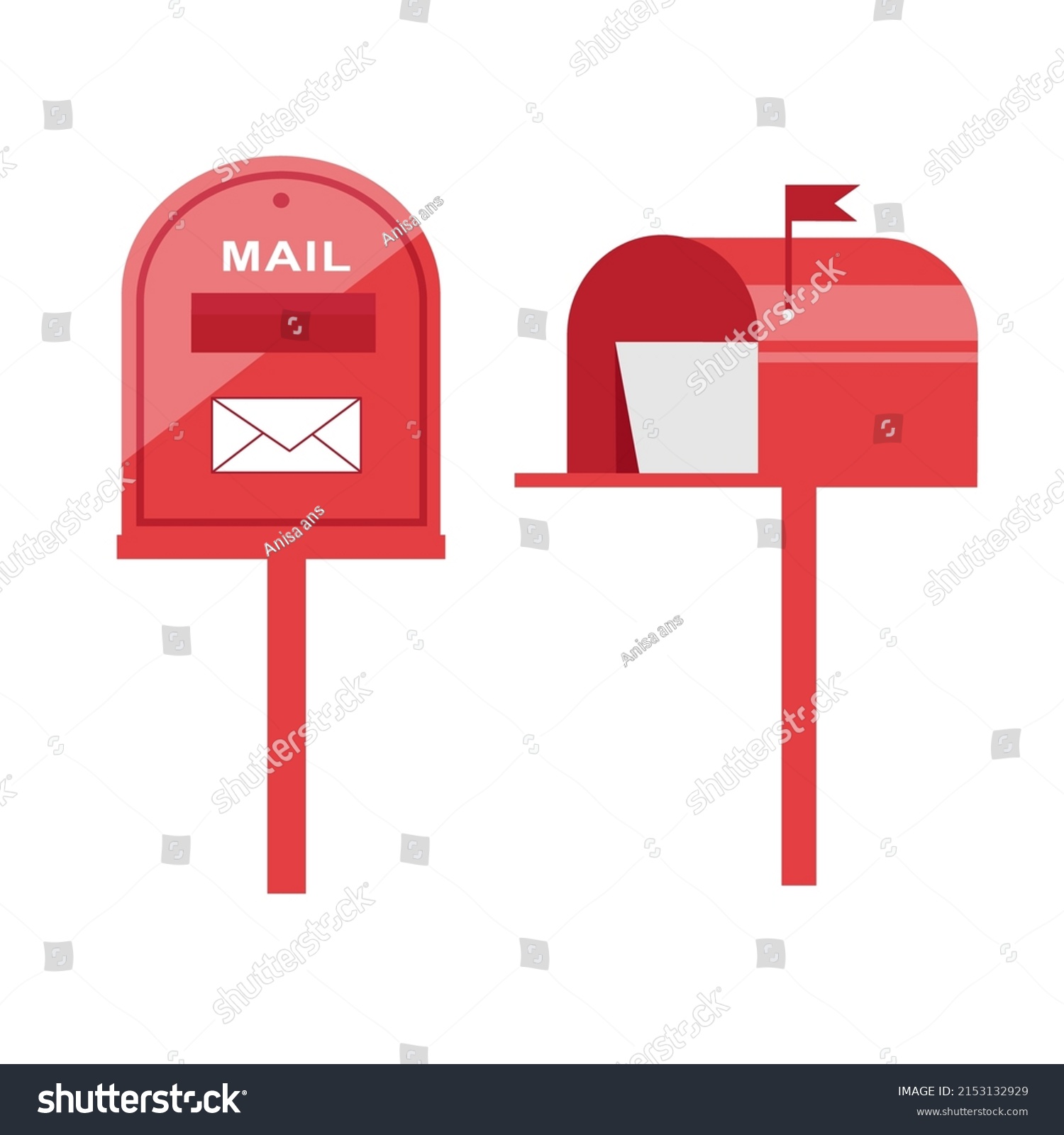 Red Letter Box Drawing at Margaret Cambell blog