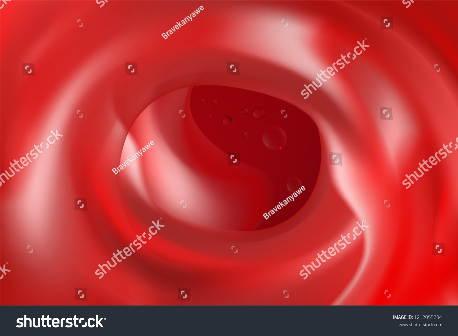 Red Liquid Background Illustration Vector Stock Vector (Royalty Free ...