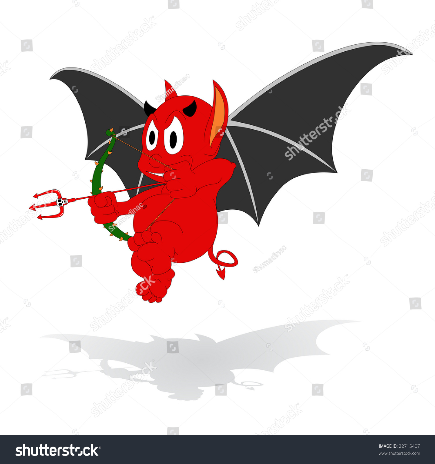 Red Little Devil Stock Vector (Royalty Free) 22715407 | Shutterstock