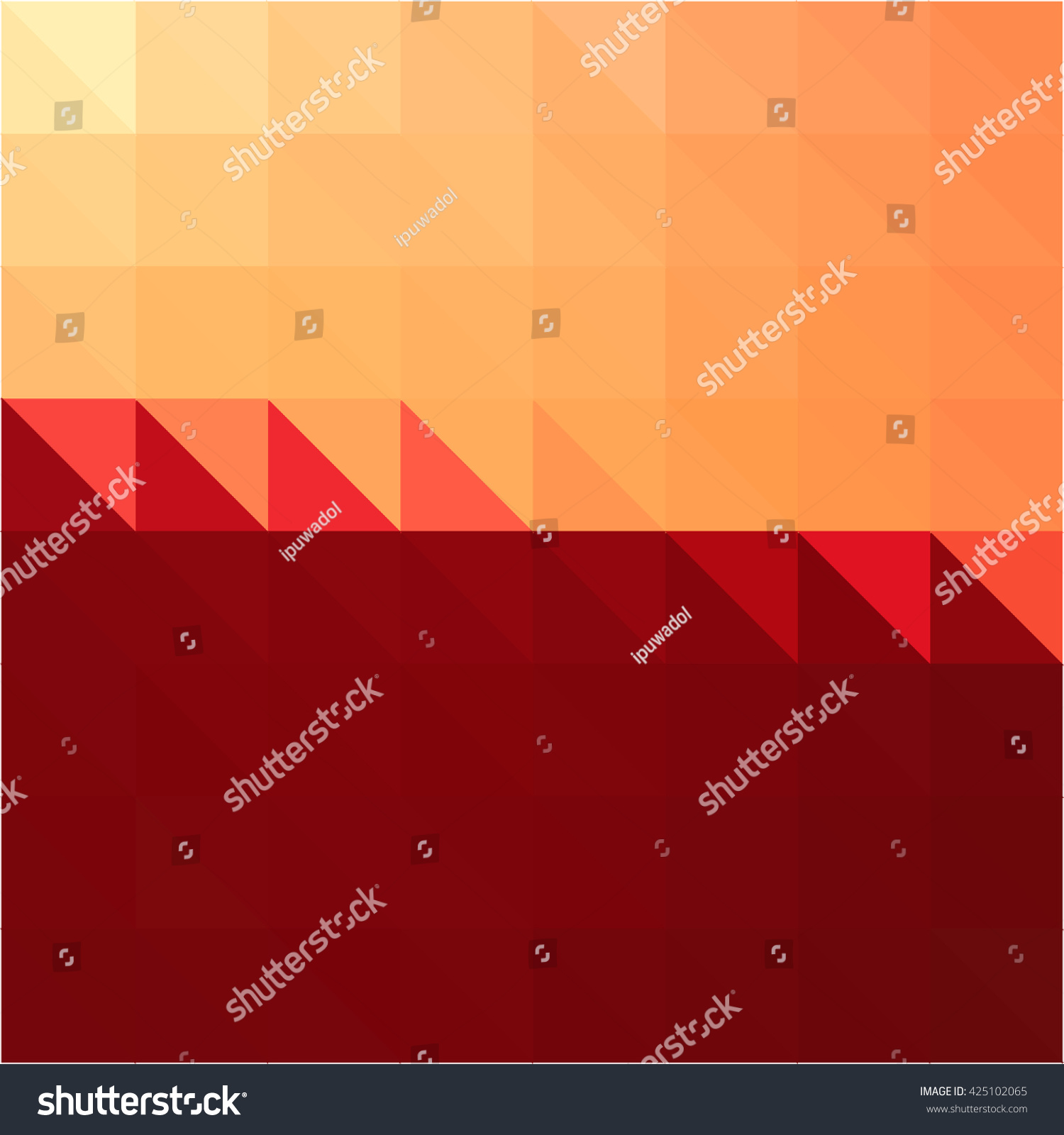 Red Orange Triangle Grid Business Background Stock Vector (Royalty Free ...