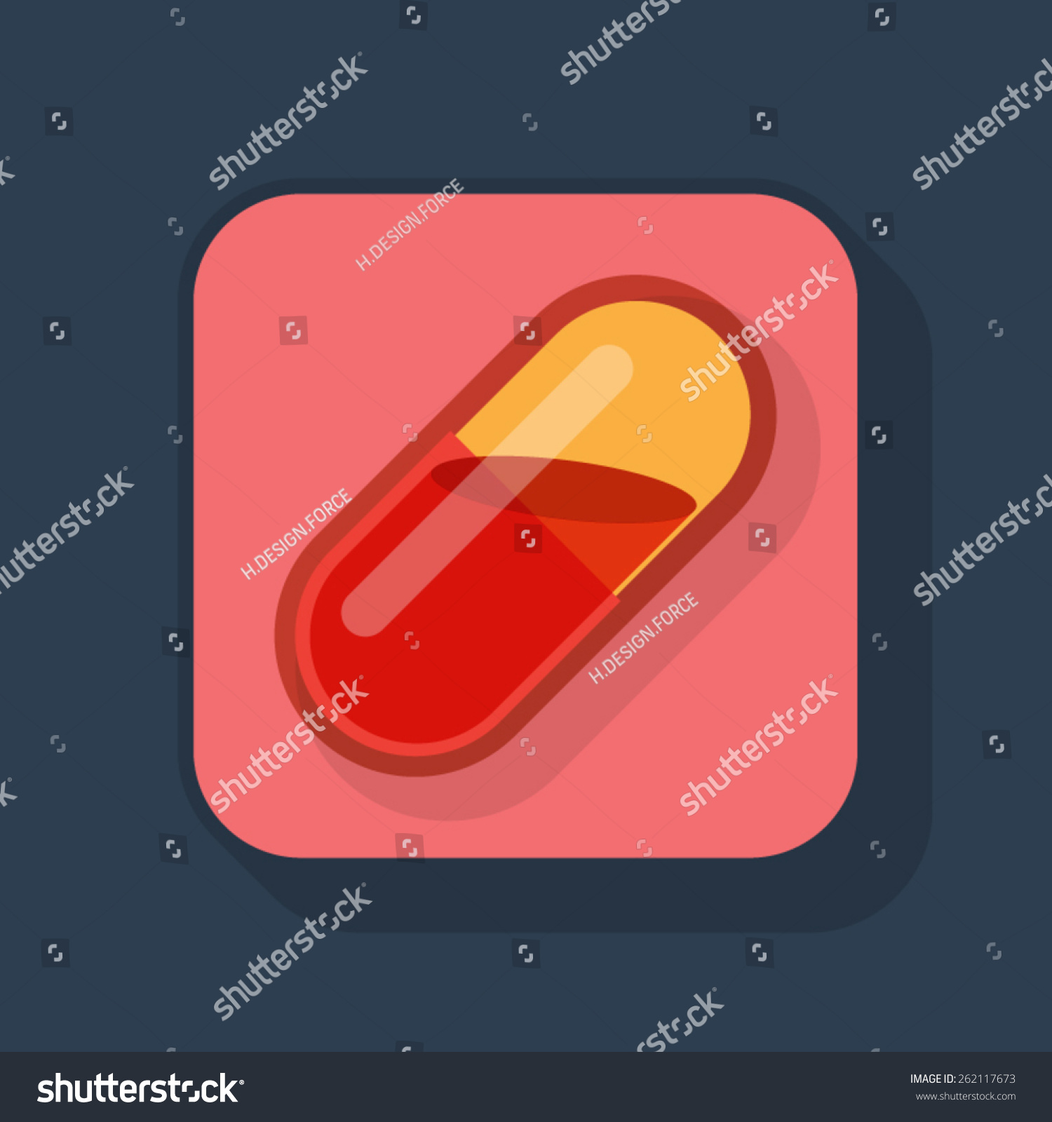 Red Pill App Icon Stock Vector (Royalty Free) 262117673 | Shutterstock