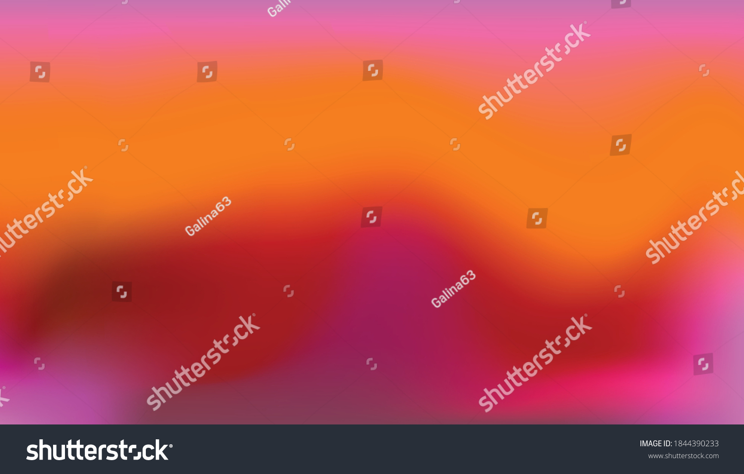 Redpink Gradient Background Warm Shade Stock Vector (Royalty Free ...