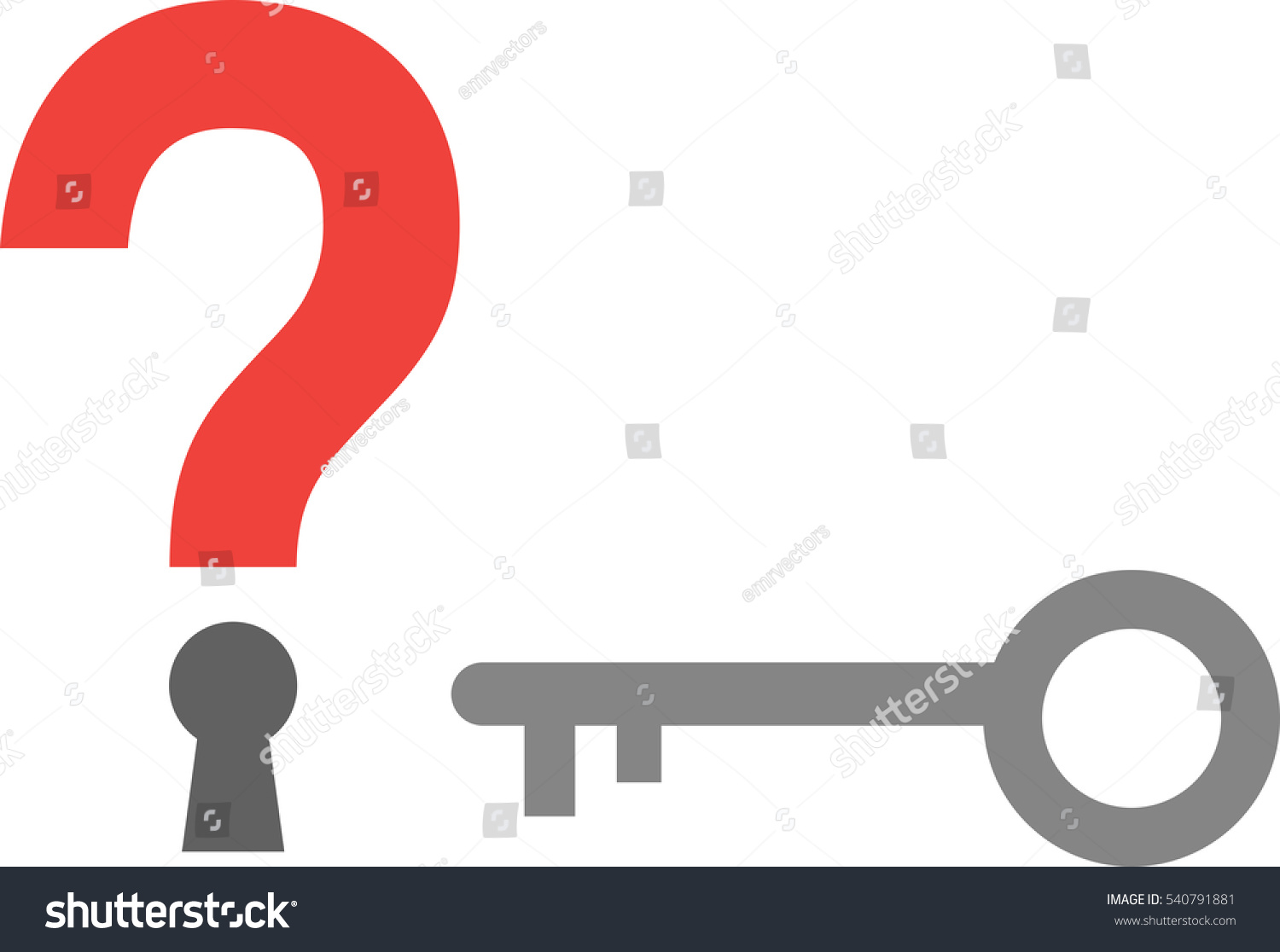 Red Question Mark Keyhole Vector Grey: เวกเตอร์สต็อก (ปลอดค่าลิขสิทธิ์ ...