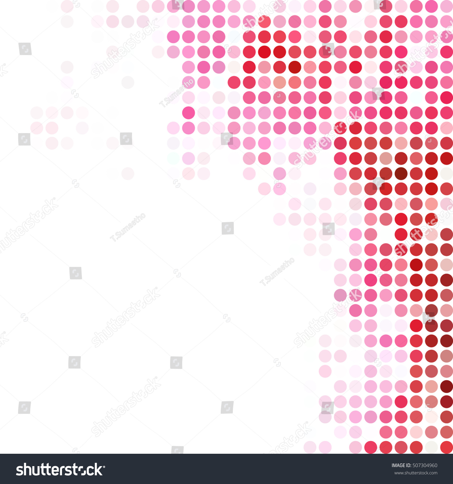 Red Random Dots Background Creative Design Stock Vector (Royalty Free ...