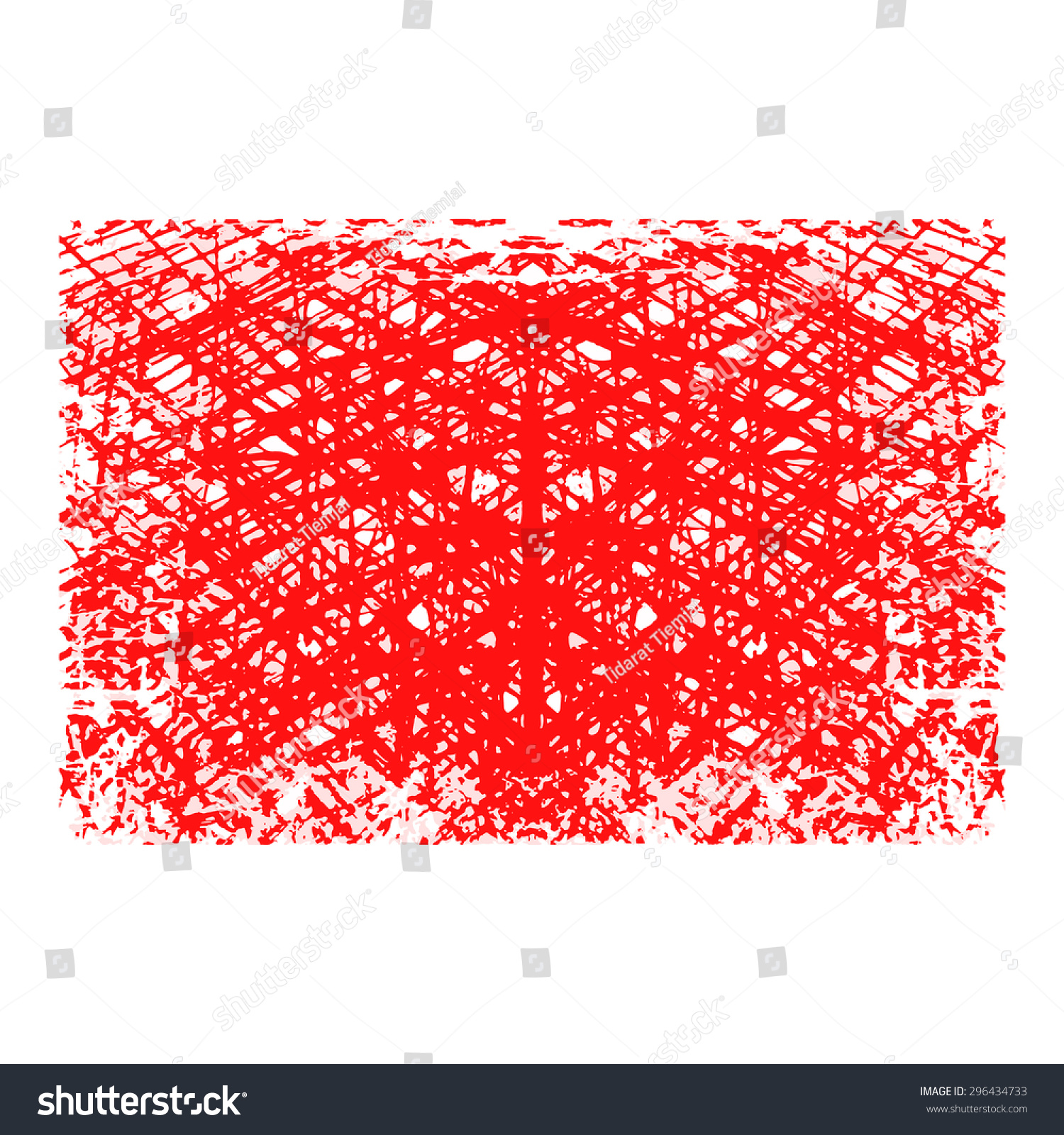 Red Rectangular Grunge Stamp Blank Isolated: vector de stock (libre de ...