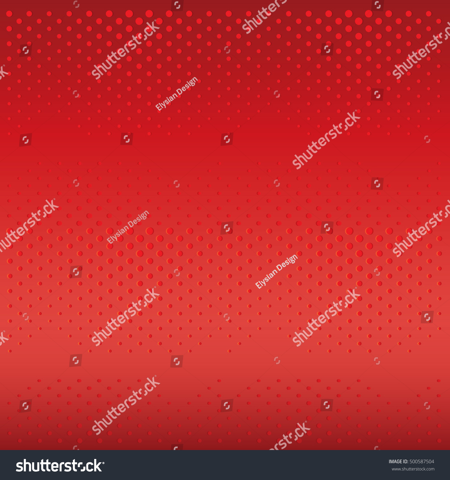 Red Round Shade Background Stock Vector (Royalty Free) 500587504