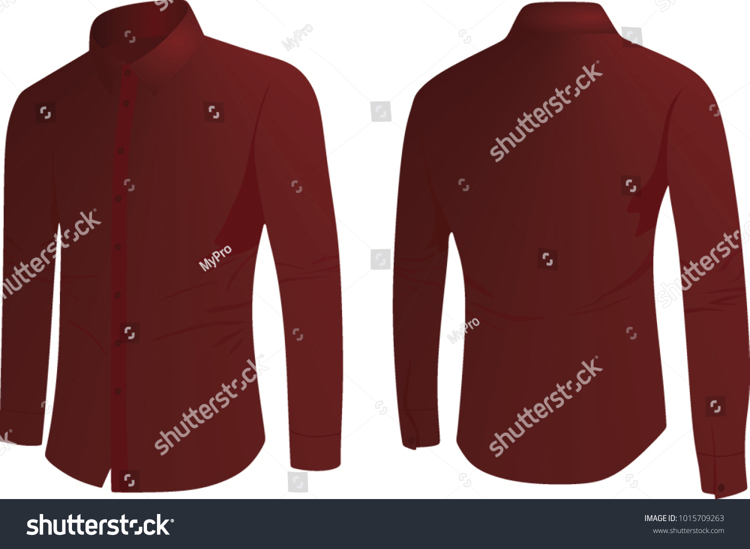 Red Shirt Vector Illustration: vector de stock (libre de regalías ...