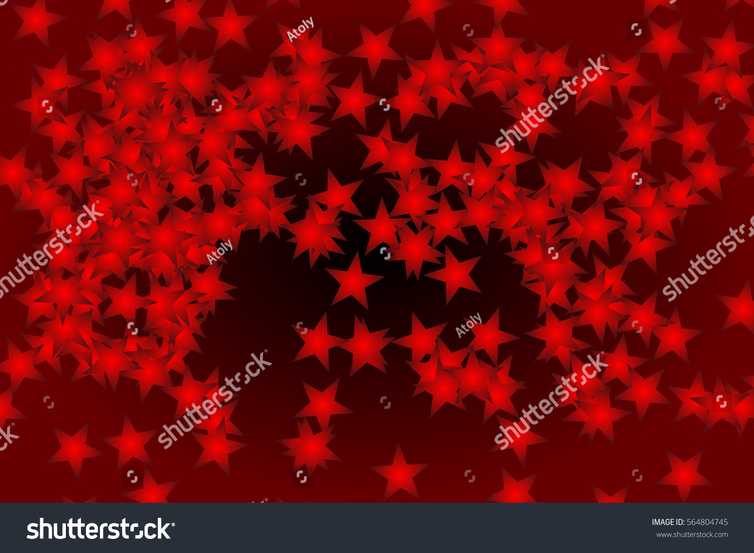 Red Stars Background Vector Illustration: เวกเตอร์สต็อก (ปลอดค่า ...