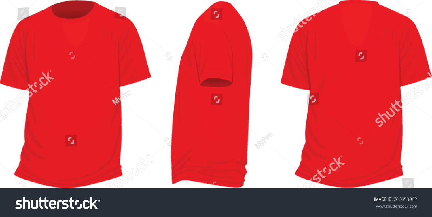 Red T Shirt Vector Illustration Stock Vector (Royalty Free) 766653082