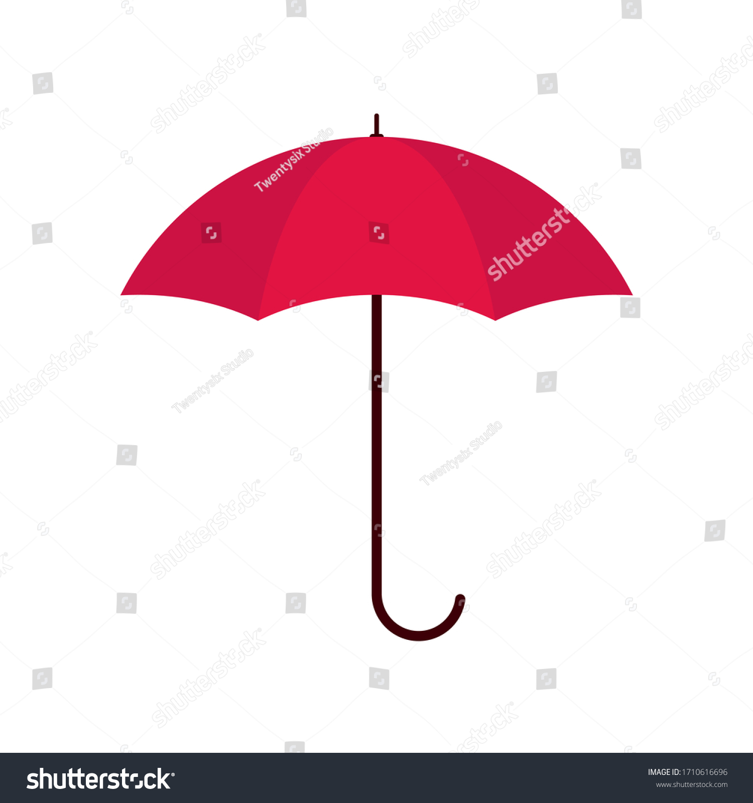 Red Umbrella Vector Eps 10: เวกเตอร์สต็อก (ปลอดค่าลิขสิทธิ์) 1710616696 ...