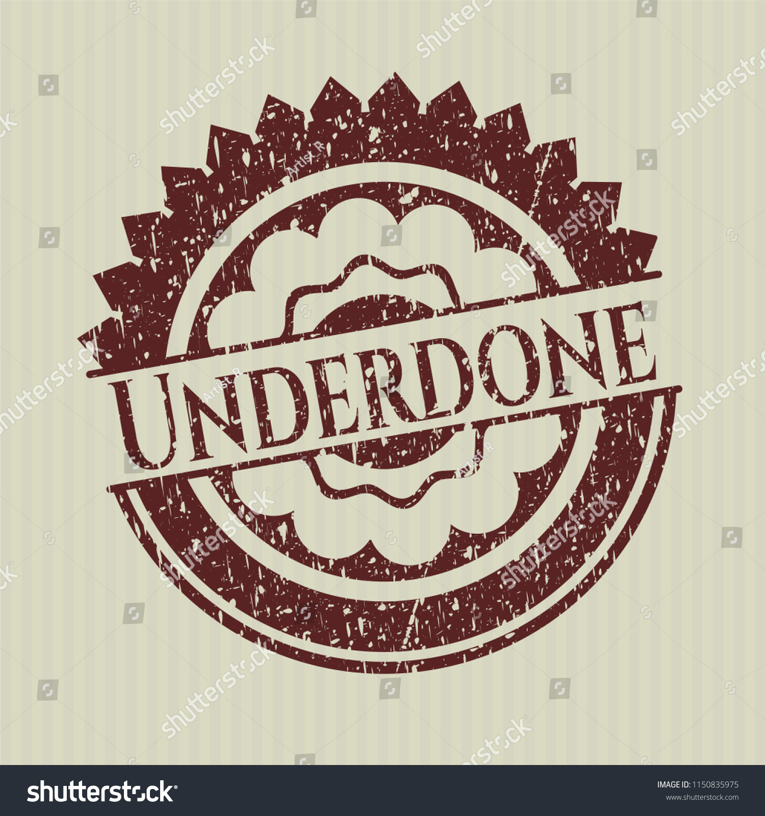 Red Underdone Distressed Rubber Texture Stock Vector (Royalty Free ...